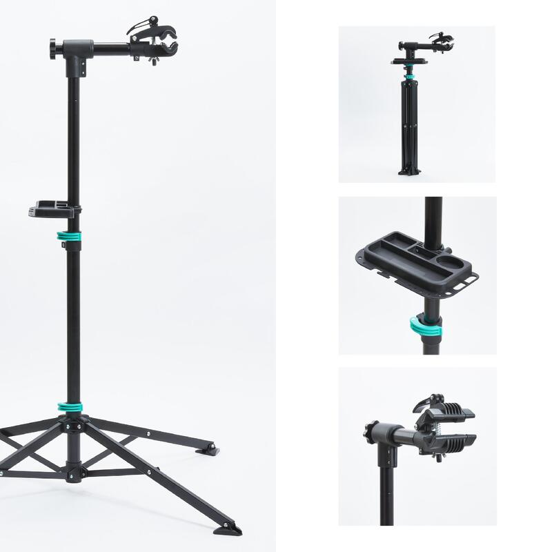 PIED D'ATELIER VELO PLIABLE EASYWORK III NOIR BIKE ORIGINAL | Decathlon