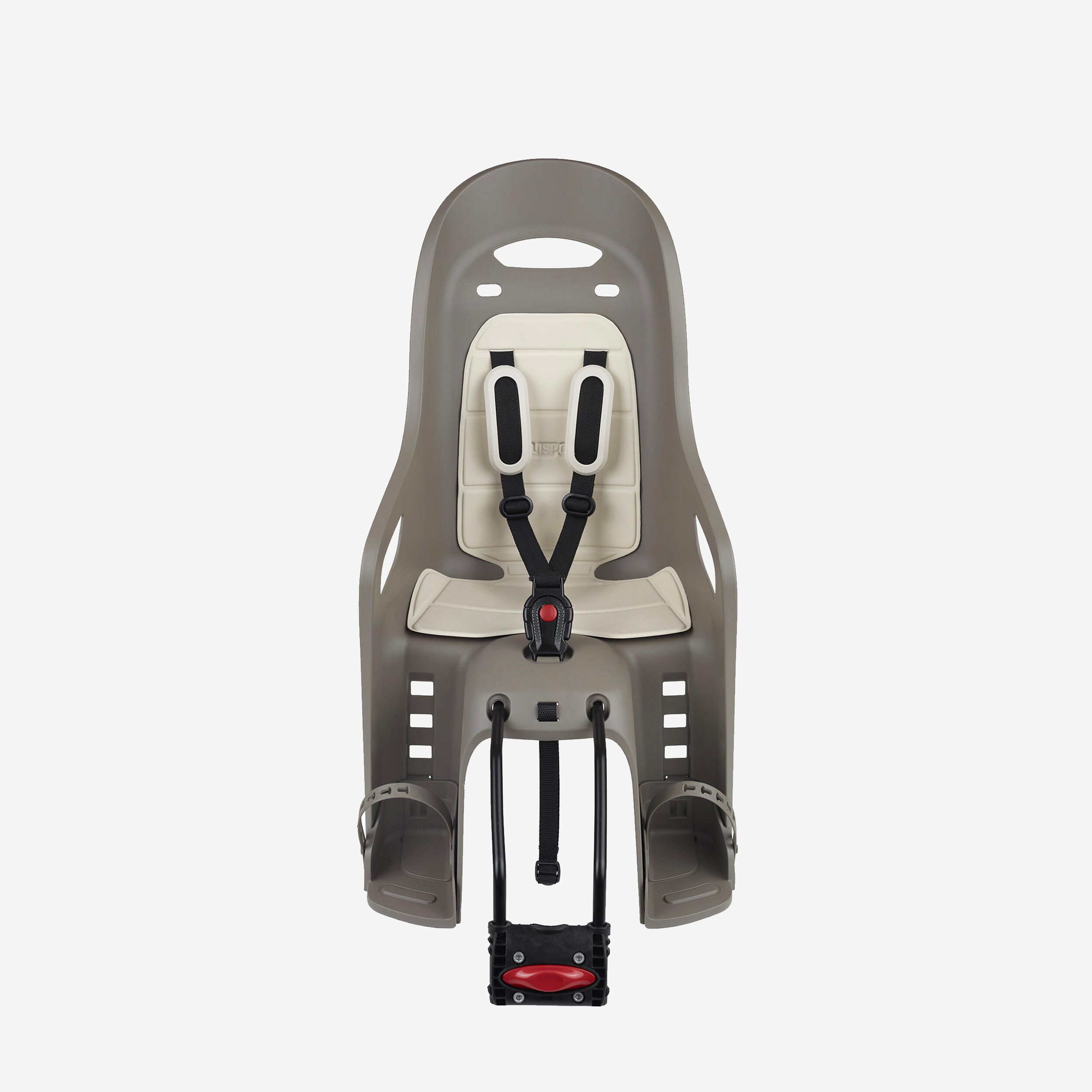 Gruvi Bike Baby Seat Frame Mount - Beige | Decathlon