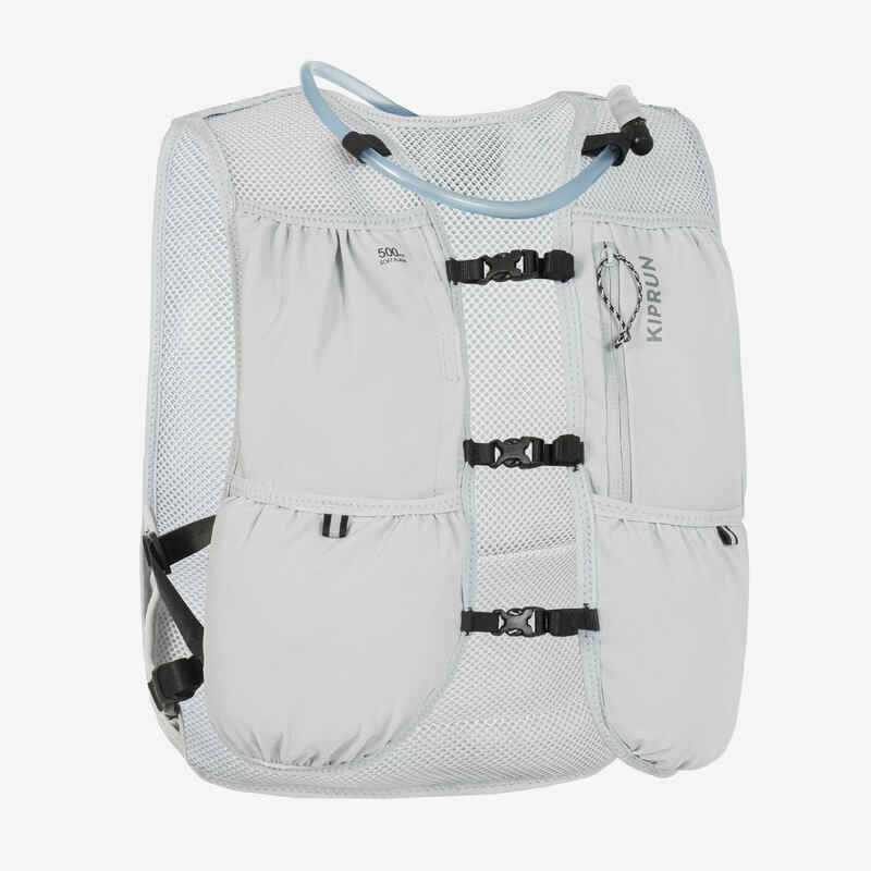 Unisex maastikujooksukott, 8 L, hall - Decathlon