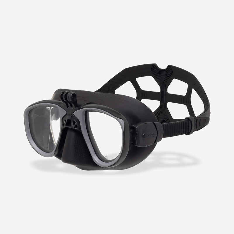 Freediving and spearfishing mask - C4 Martian Action Cam with camera ...
