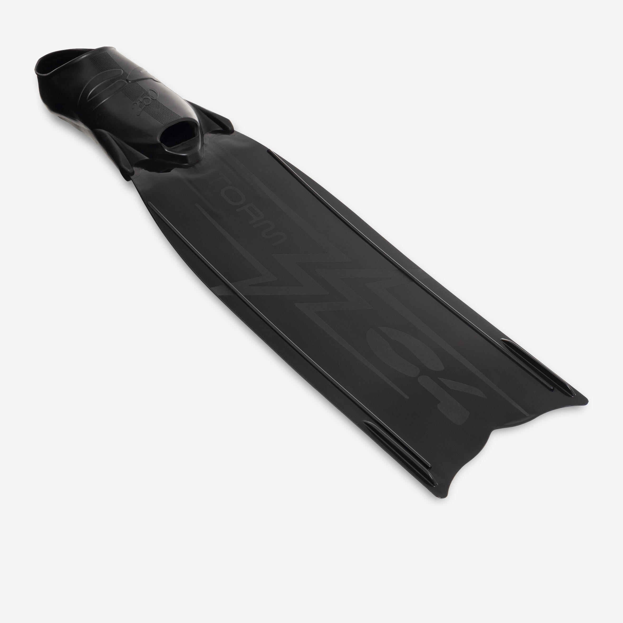 C4 Carbon Flossen Freitauchen Storm schwarz - Decathlon