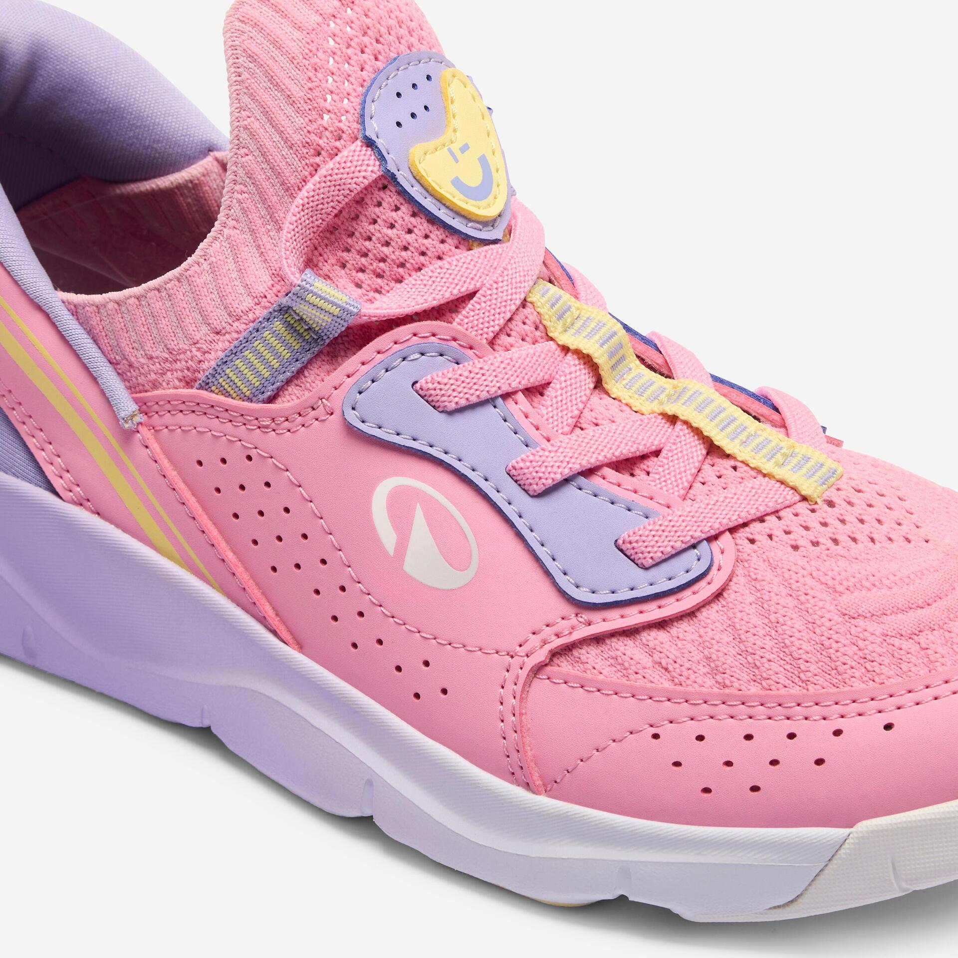 Kids' Unisex Multisports Easy-On Trainers Playful Easy - Pink