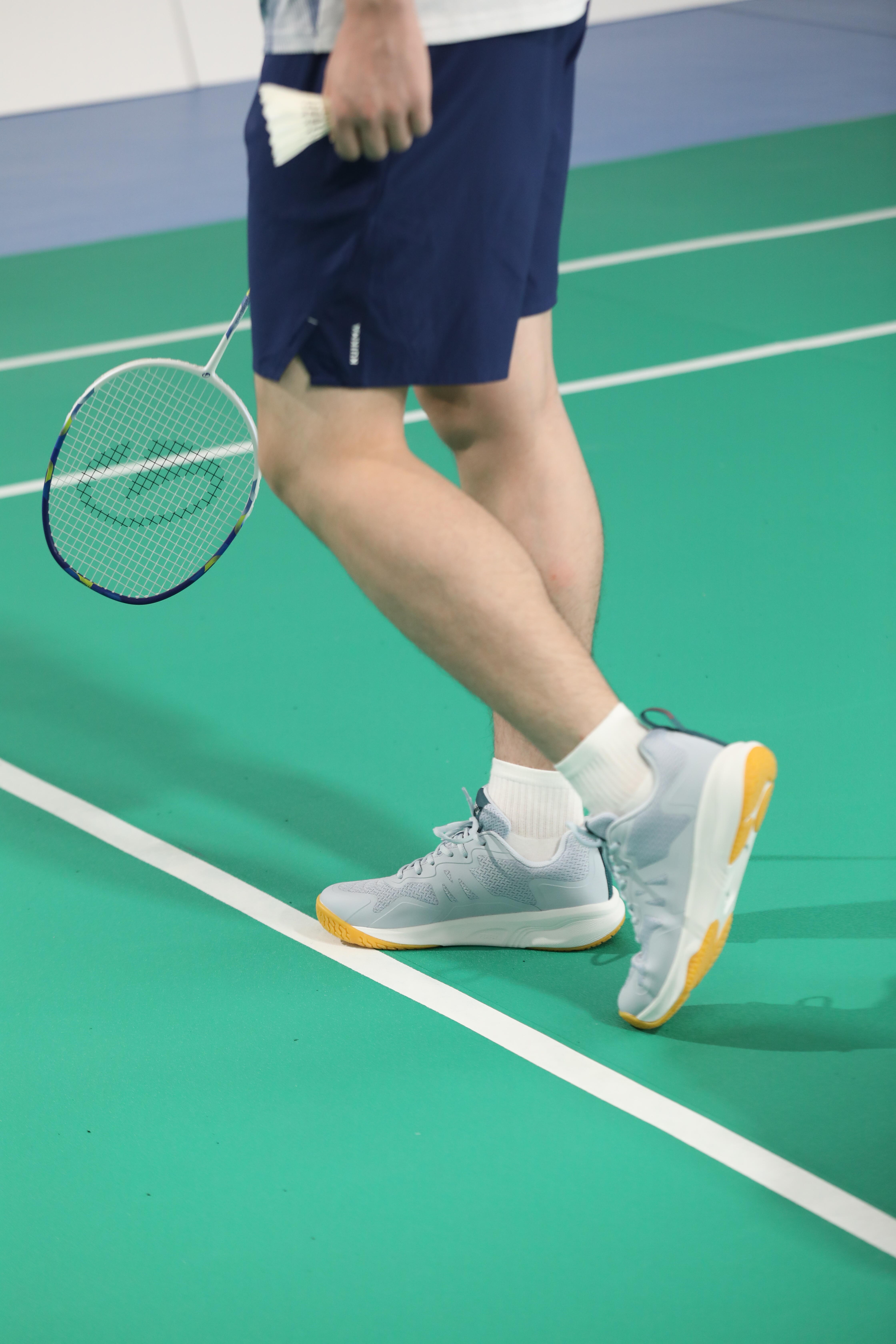 Men's Badminton Shoes - Sensation 530 Grey - Foggy blue, Arctic blue ...