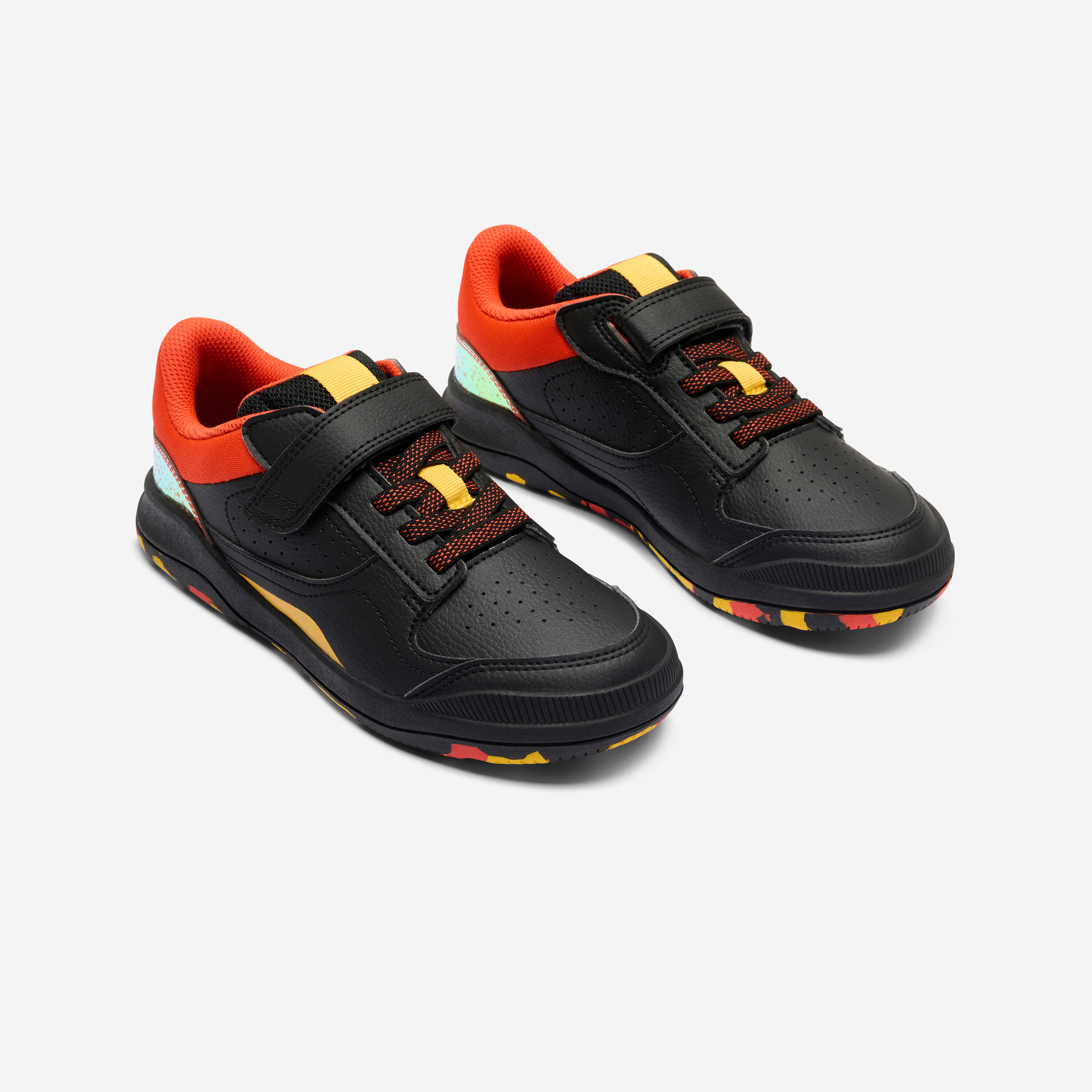 Kids' Lace-Up/Rip-Tab Shoes – Playventure Yard - smoked black, ocean ...