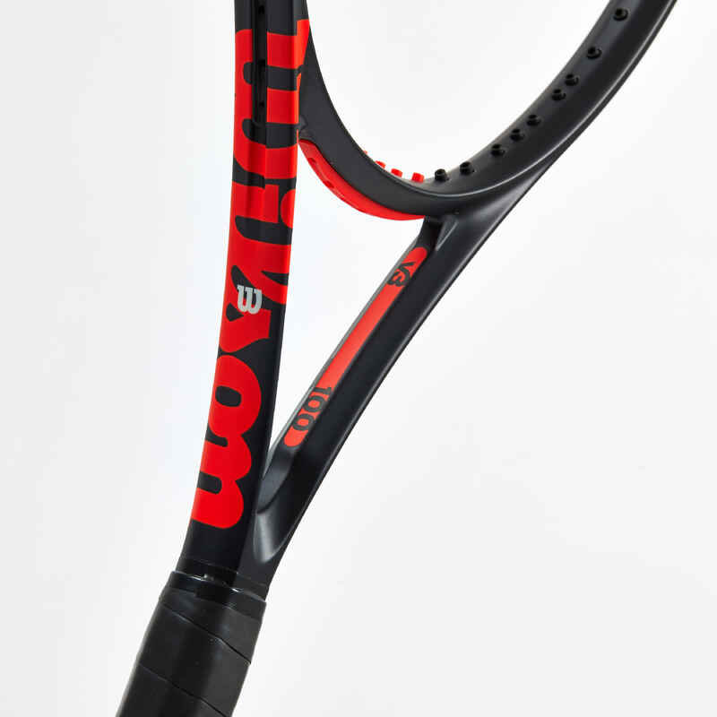 Adult Tennis Racket Clash 100 V3 - Black/Orange - Decathlon