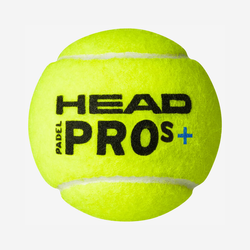 HEAD Bipack gasgevulde padelballen Pro S+ koker van 3 ballen | Decathlon