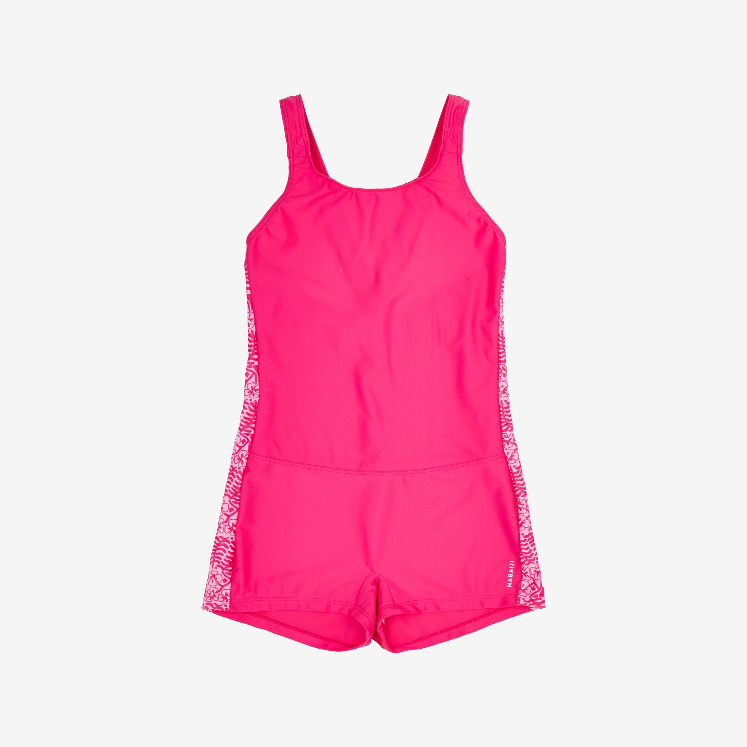 Badeanzug Shorty Mädchen - 100 Vega Ataa pink - Decathlon