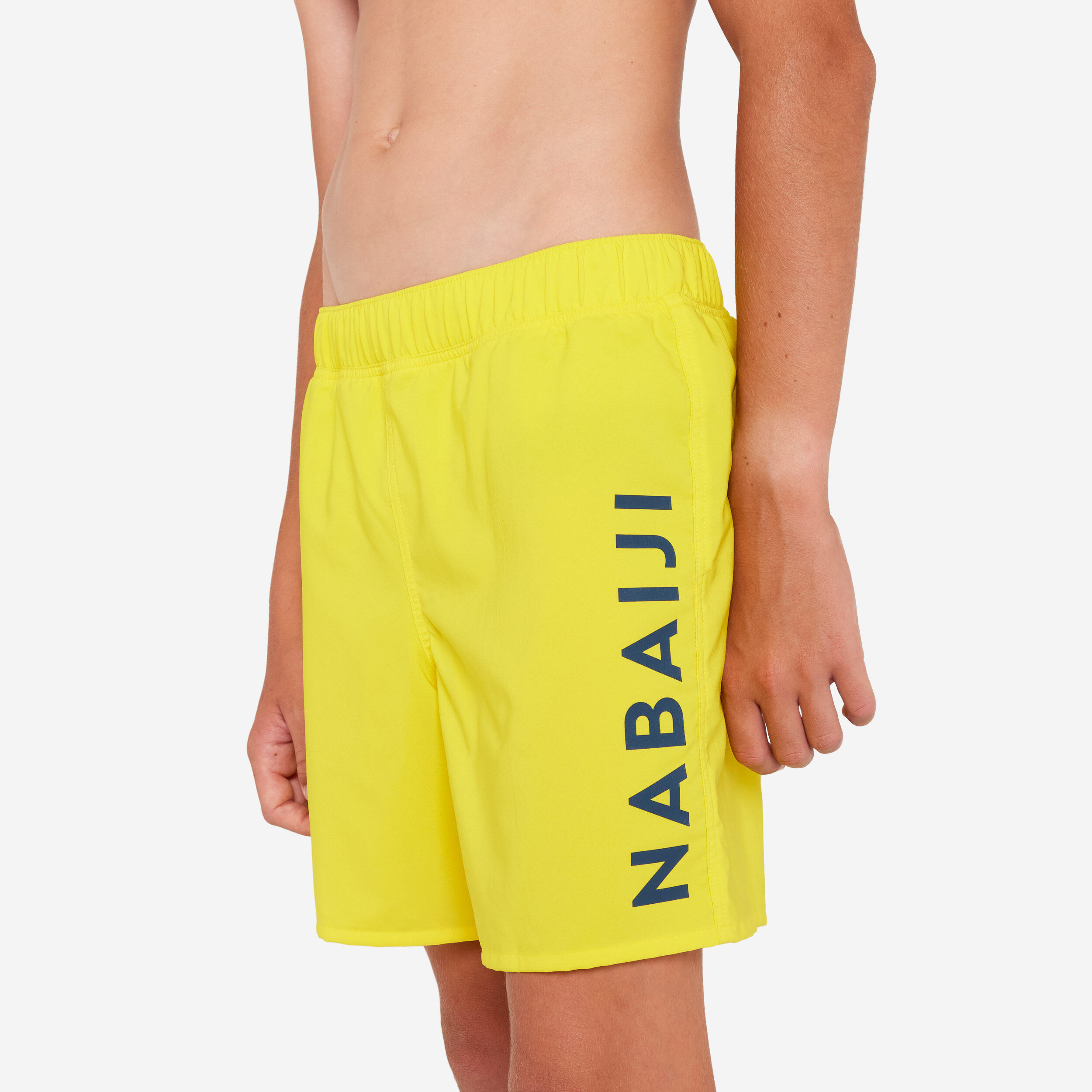 Pantaloneta de baño de natación y playa para Niño Nabaiji 100 amarillo ...