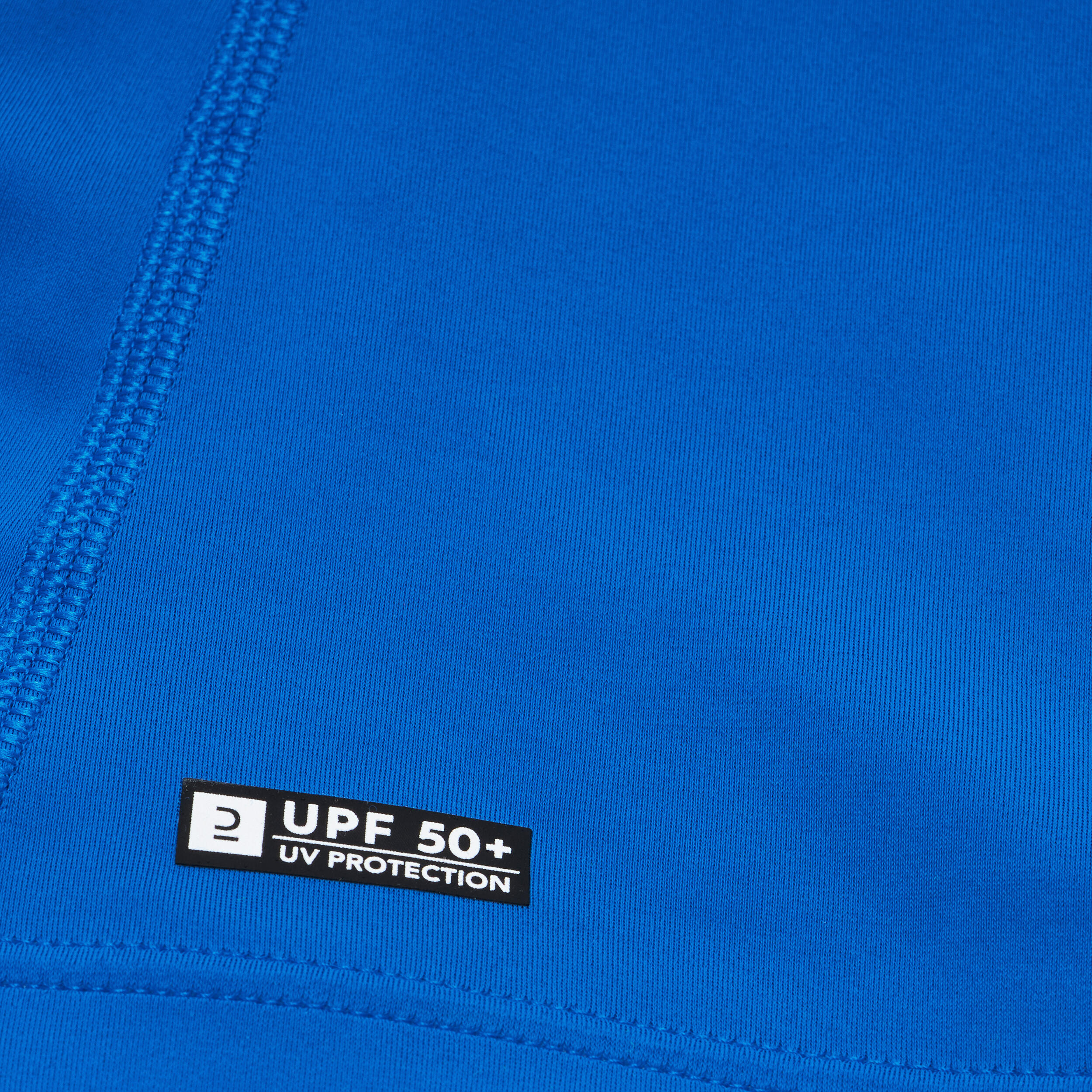 Zēnu īspiedurkņu UV aizsardzības T krekls “100”, zils, zaļš - Decathlon
