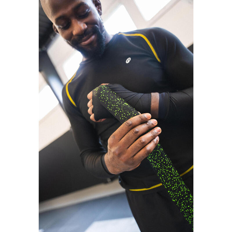 DOMYOS - Bandaje box 4,5m, verde-negru | Decathlon