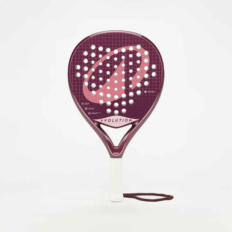 Kids' Padel Racket Ages 9-12 PR Evolution - Purple/Pink - Decathlon