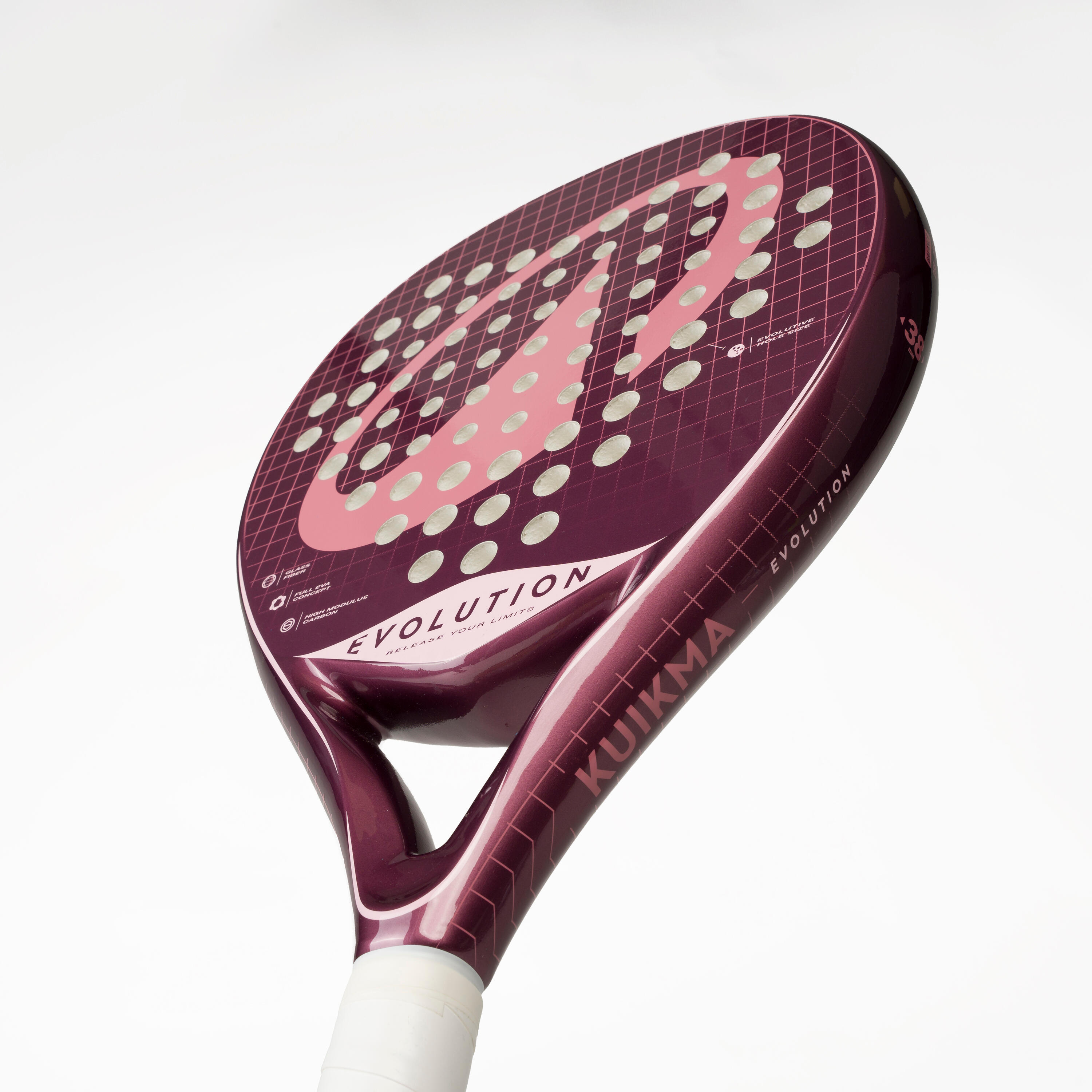 Kids' Padel Racket Ages 9-12 PR Evolution - Purple/Pink - Decathlon