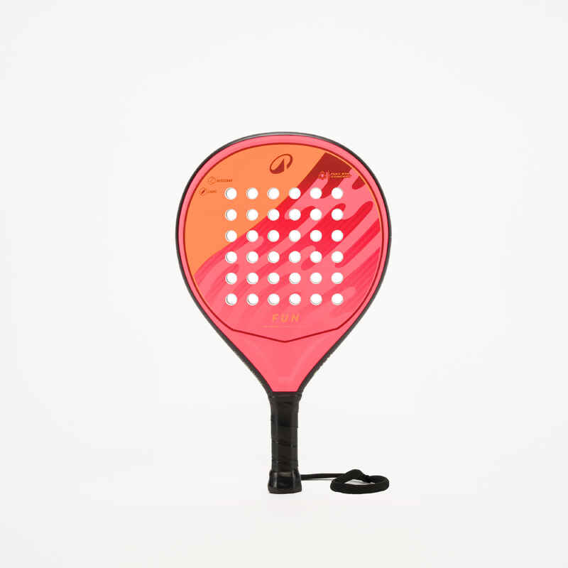 Kids' Padel Racket Ages 5-8 PR Fun - Pink/Orange - Decathlon