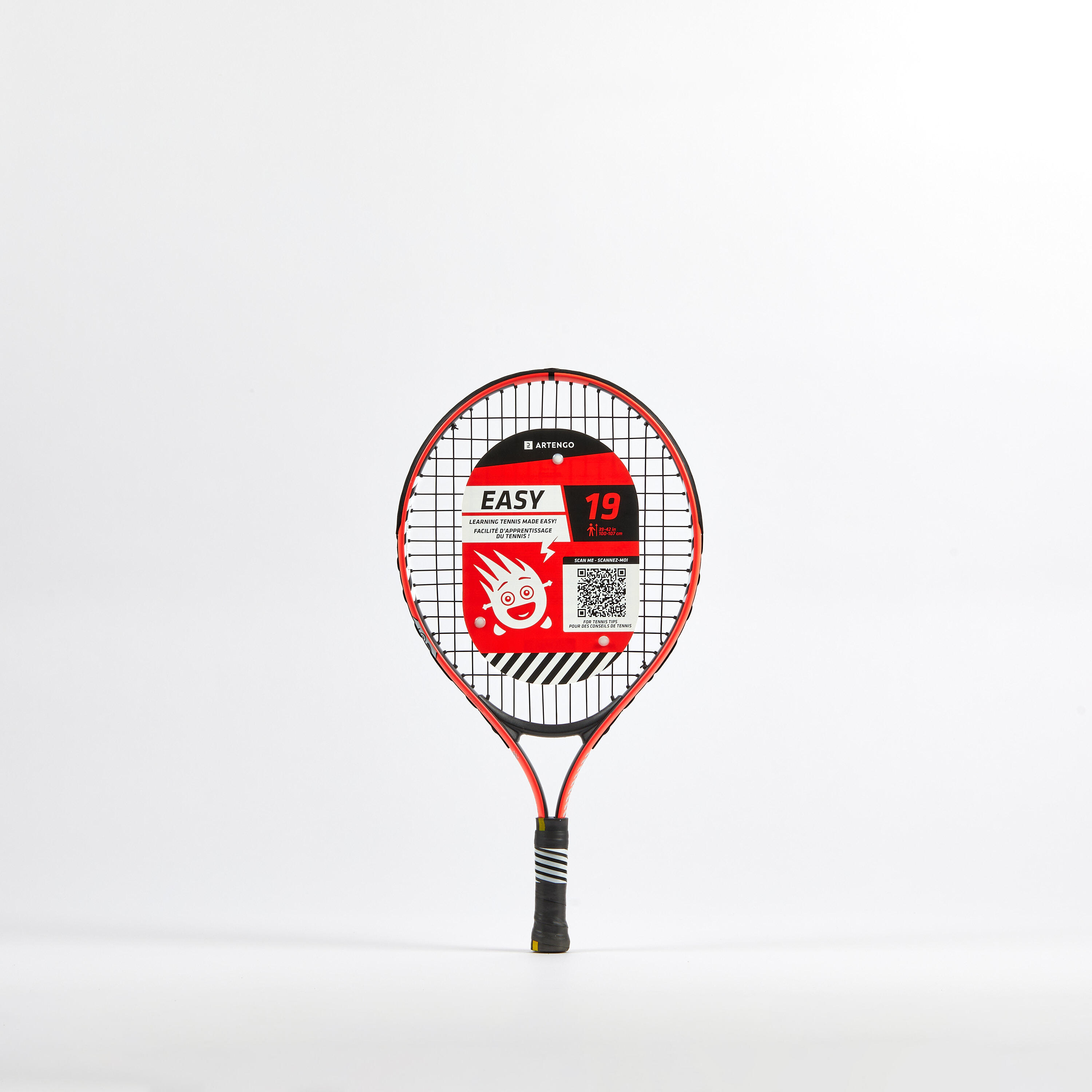 Kids' Tennis Racket 188 g - TR 130 Orange - Fluo flame orange, Black ...