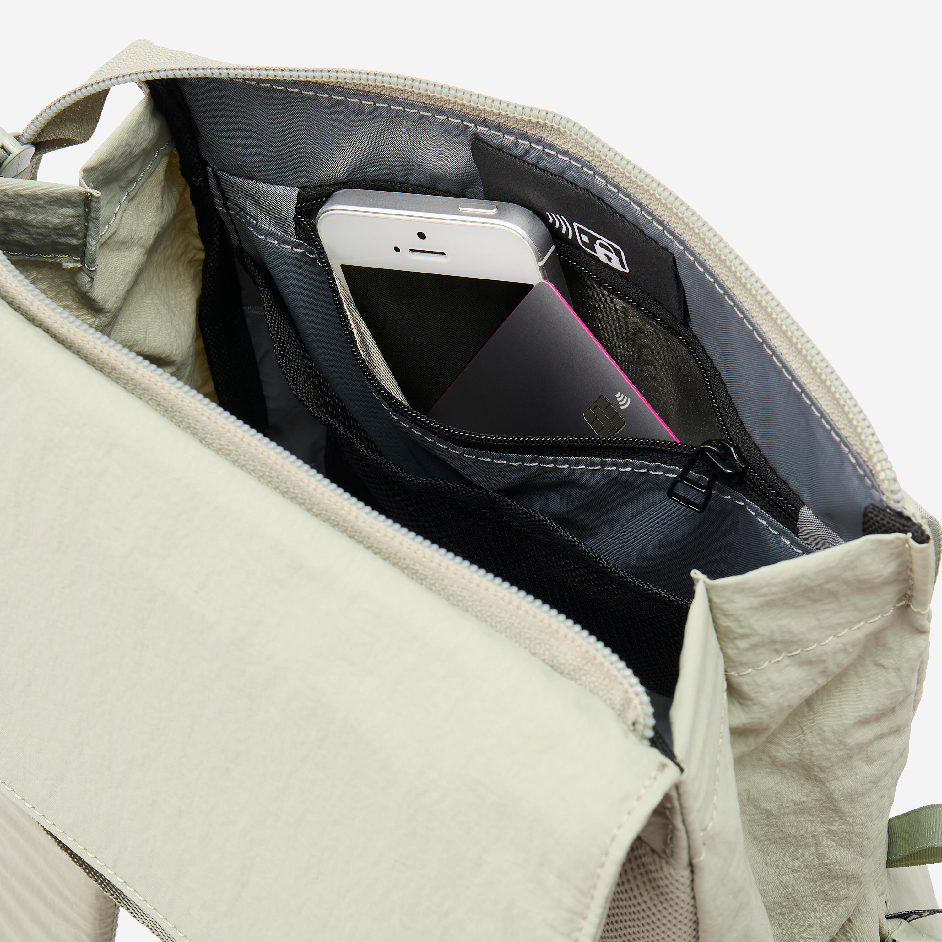 Backpack with Laptop Compartment 10 L - Sage green - Decathlon - Decathlon