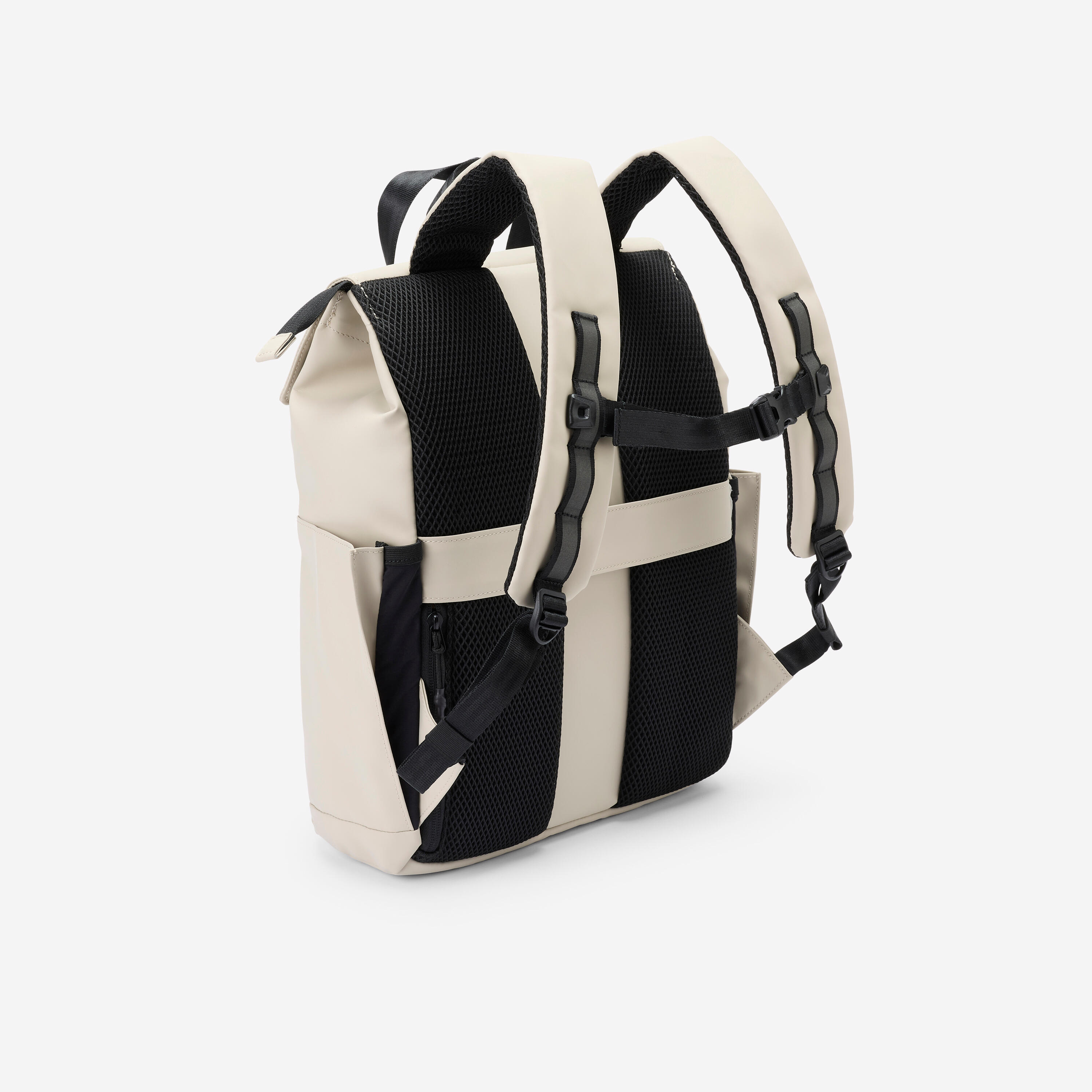 Water Repellent Backpack with Laptop Compartment 15 L - Lunar Beige ...