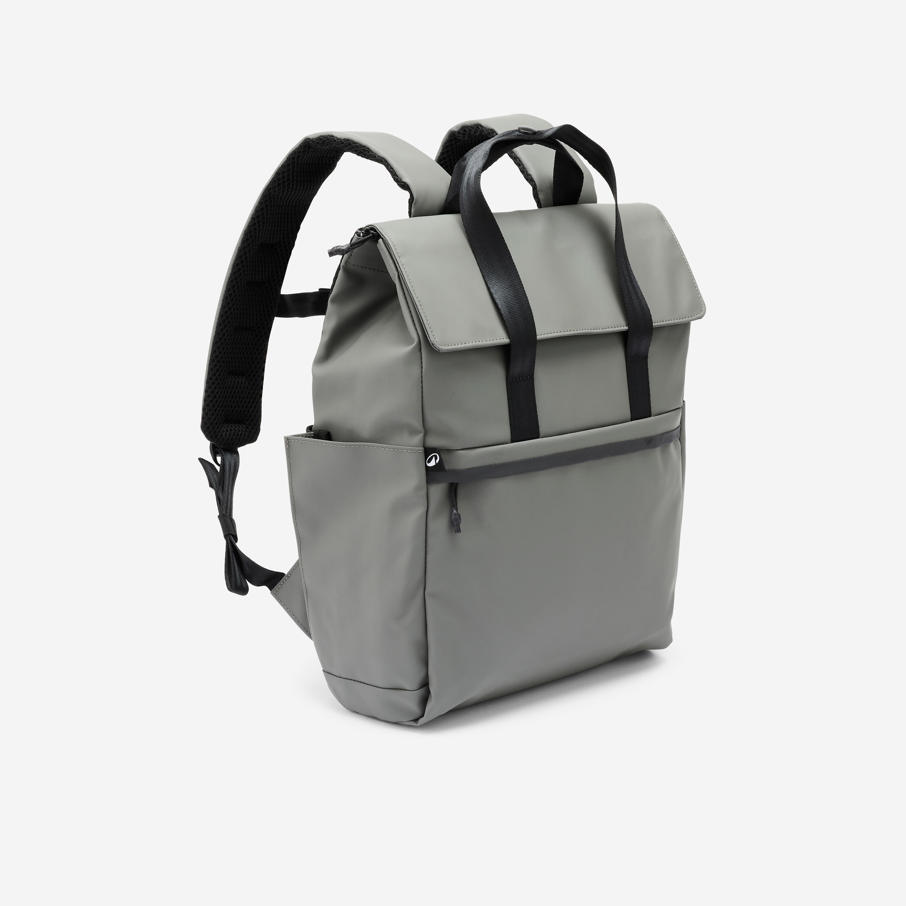 Sac à dos déperlant avec compartiment ordinateur 15 L - Gris Kaki ...