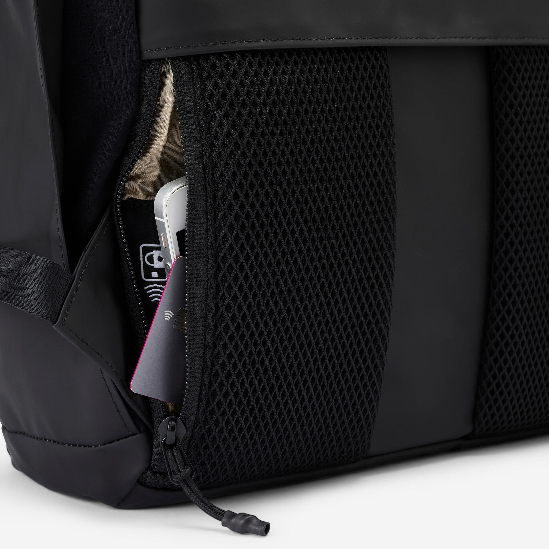 15 L water repellent backpack with laptop compartment