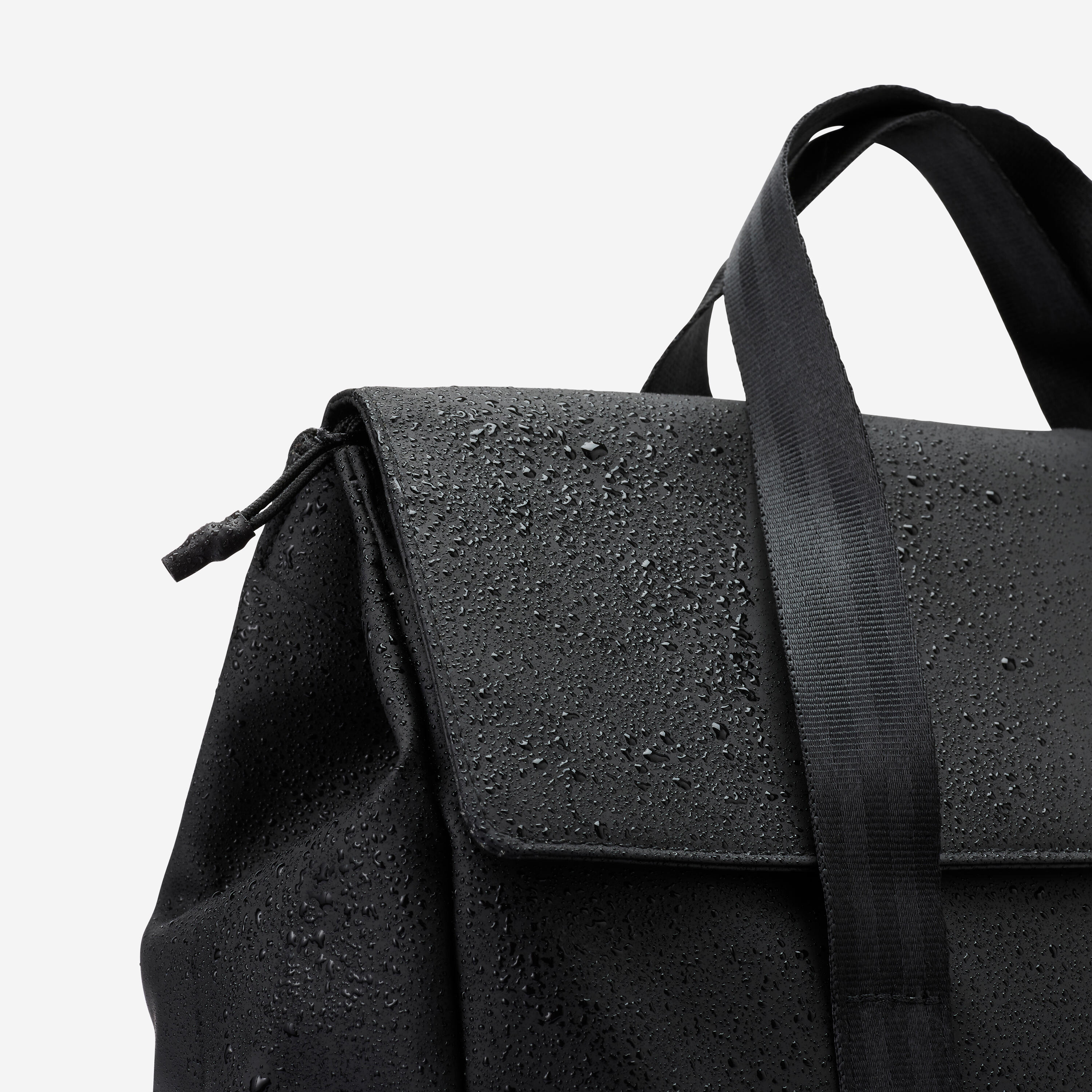 Water Repellent Backpack with Laptop Compartment 15 L - smoked black ...