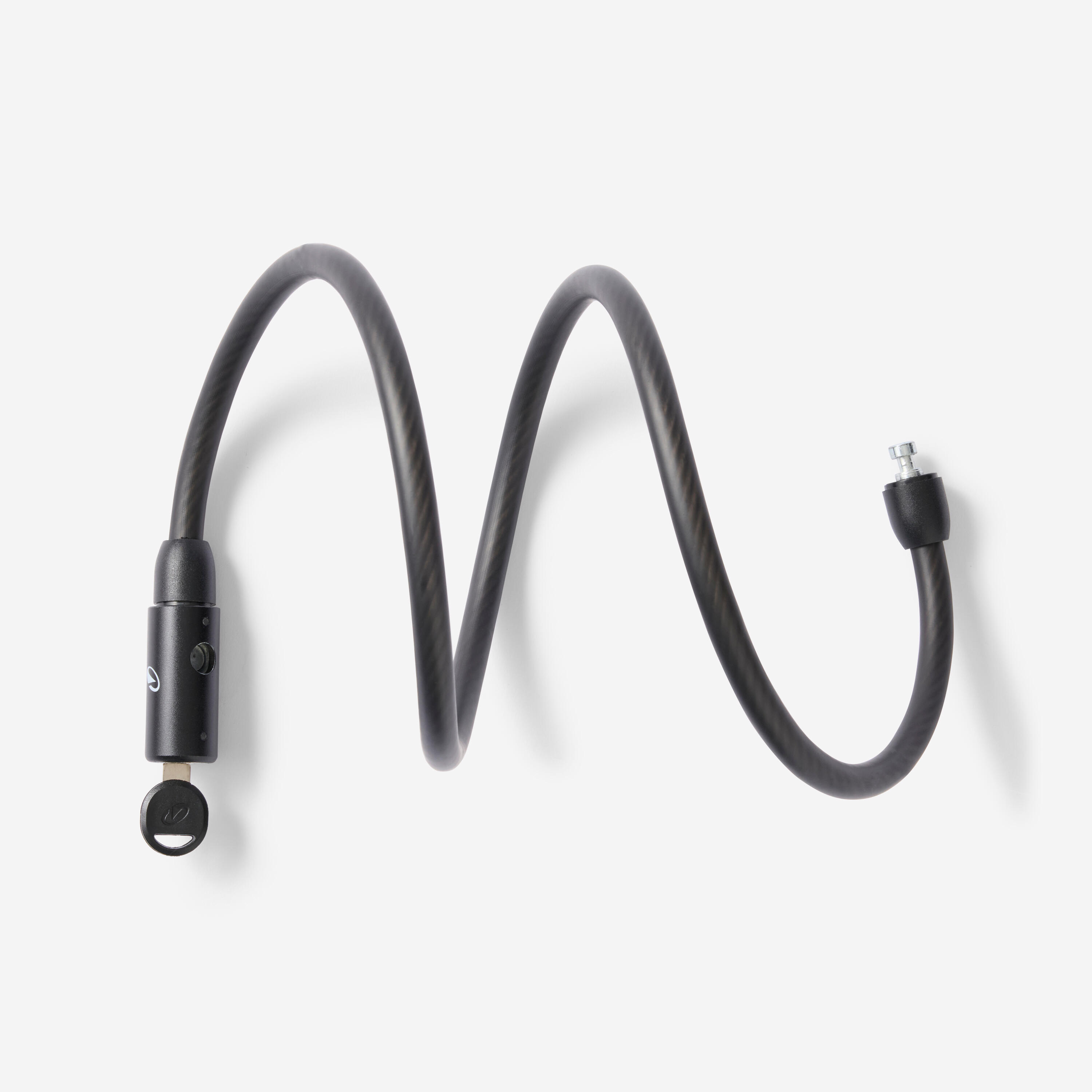 BIKE ACCESSORIES ANTI-THEFT SPIRAL LOCK KEY 120 | Decathlon