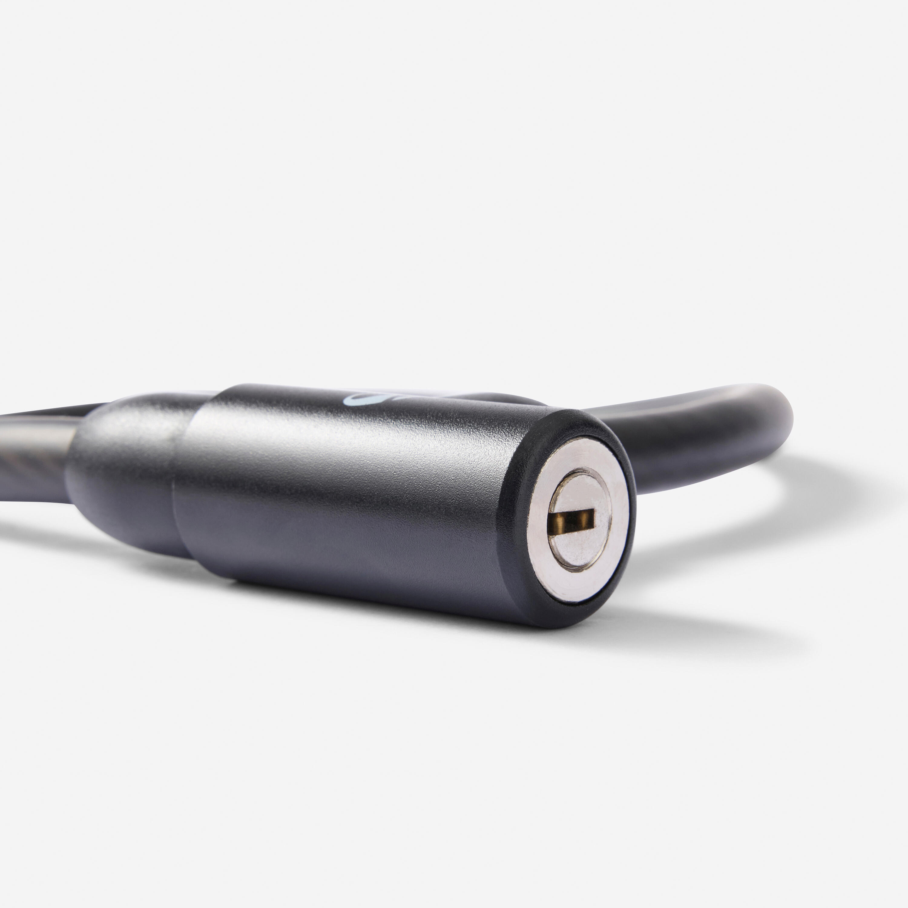 BIKE ACCESSORIES ANTI-THEFT SPIRAL LOCK KEY 120 - Decathlon