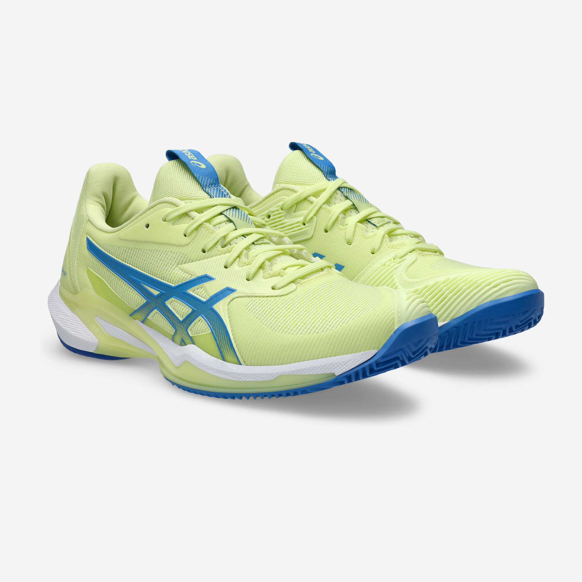 Women's Tennis Clay Court Shoes Asics Gel Solution Speed FF 3 - Yellow - Decathlon