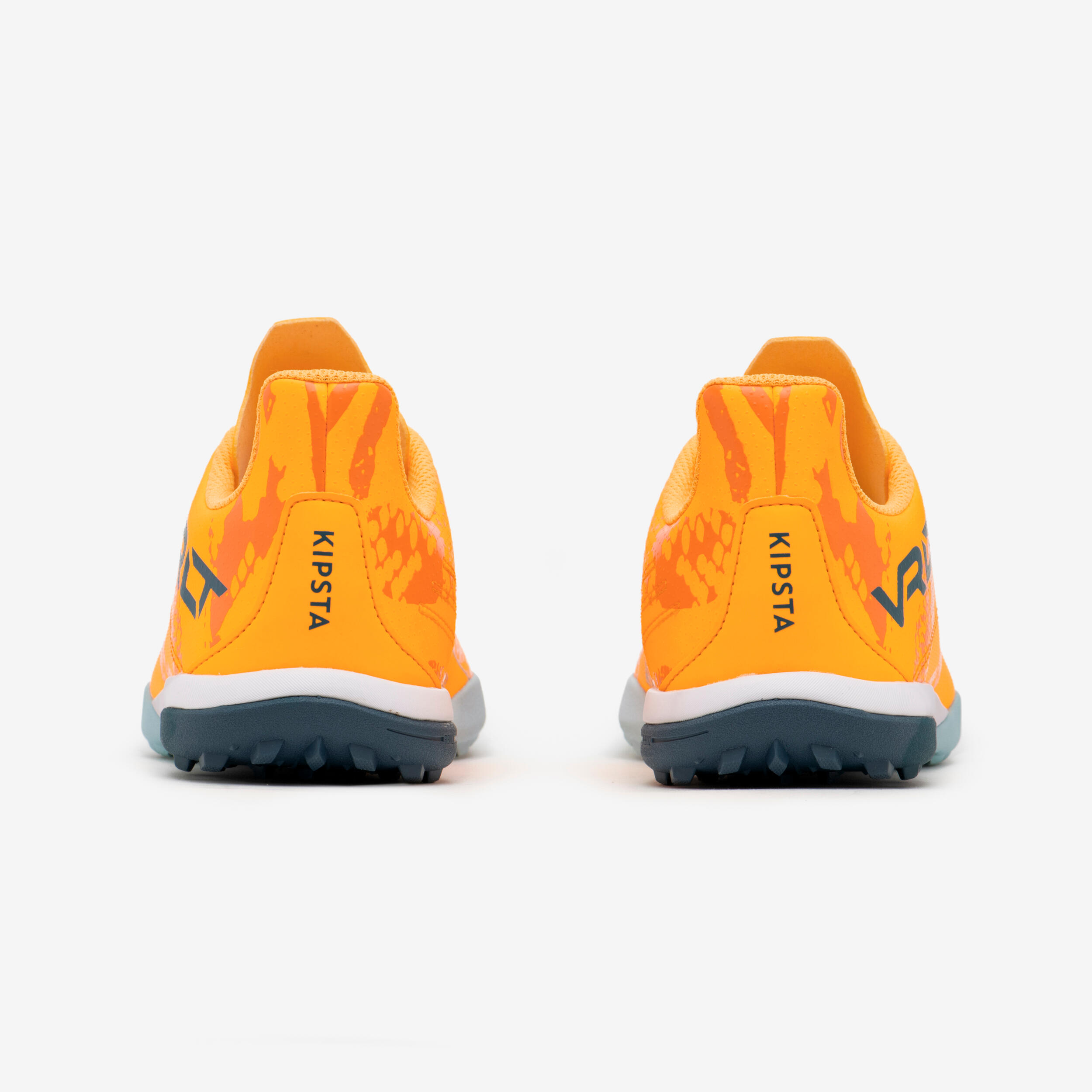 Guayos de fútbol Viralto I Turf TF con cordones para Niño naranja ...