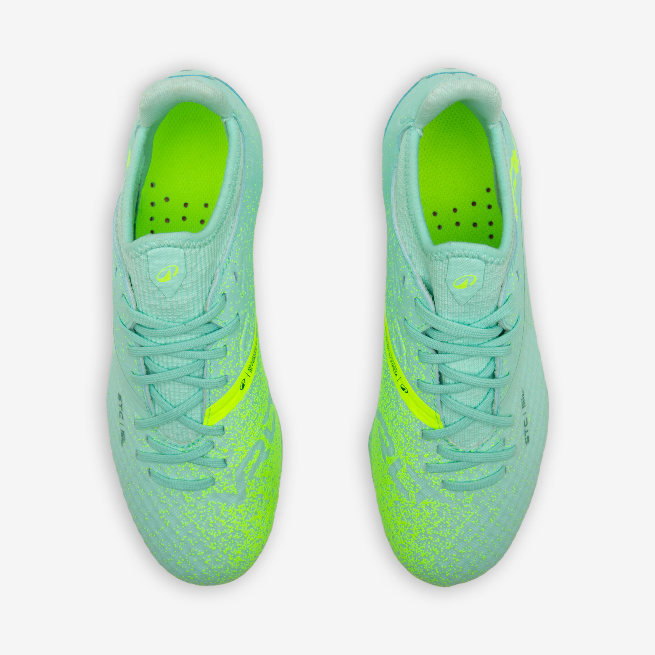 Kids' Lace-Up Soccer Cleats – Viralto III FG - Pale mint - Kipsta ...