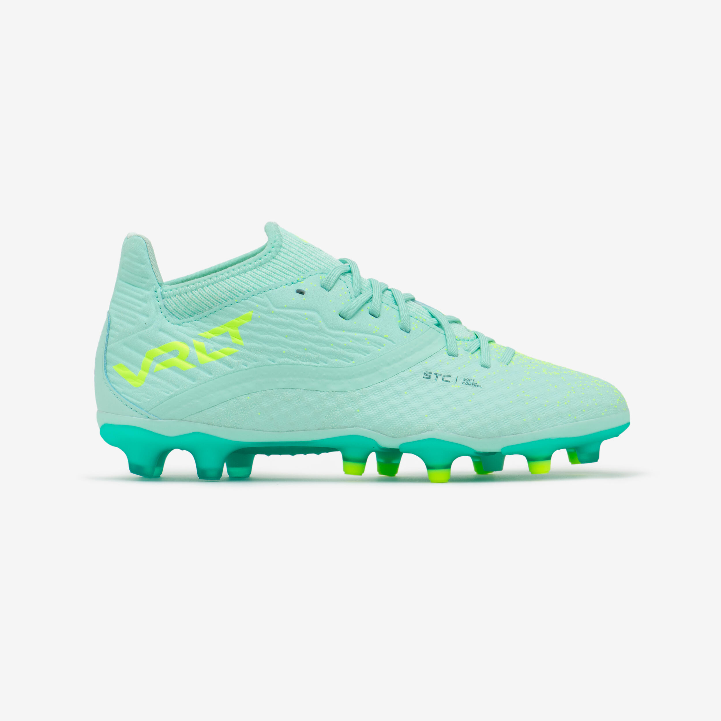 Kids' Lace-Up Soccer Cleats – Viralto III FG - Pale mint - Kipsta ...