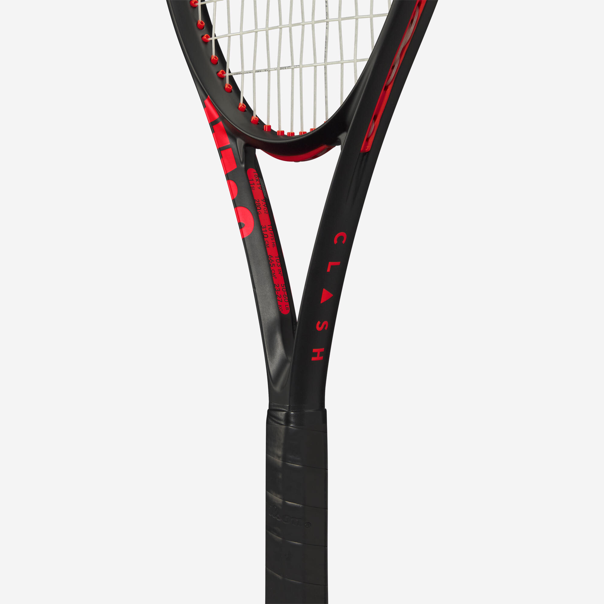 Adult Tennis Racket Clash Team V3 - Black/Orange WILSON | Decathlon