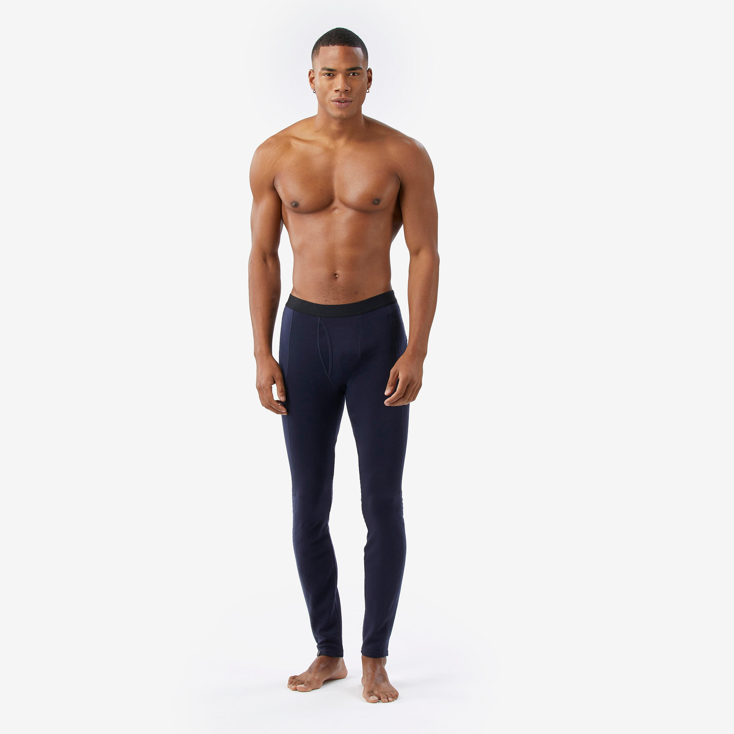 Collant de randonnée en laine mérinos homme – Trek 900 - Bleu Asphalte ...