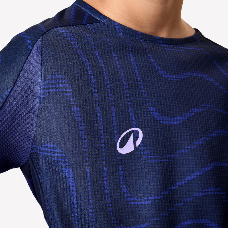 Maillot Viralto Junior Manches Longues TOPO LINES Bleu KIPSTA | Decathlon Maillot Viralto Junior Manches Longues TOPO LINES Bleu KIPSTA | Decathlon