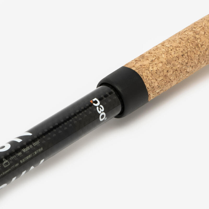 Nordic walking bot, 100% karbonszálas - NW P900 NEWFEEL - Decathlon