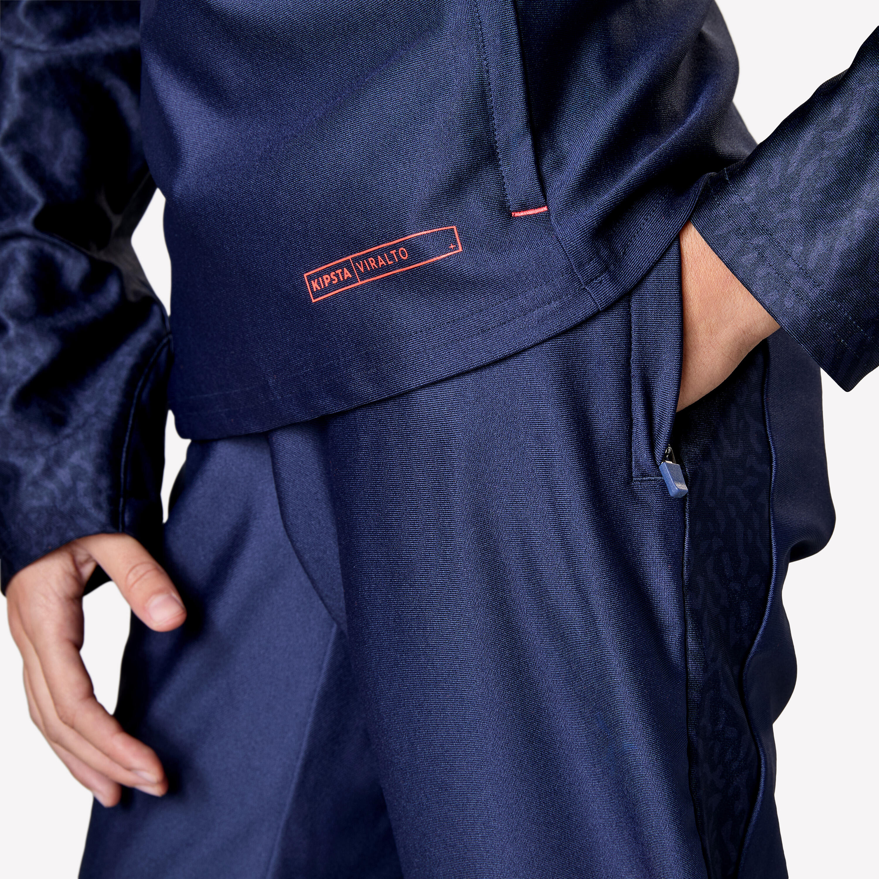 Pantalón de futbol azul marino para niños Viralto Jr - Decathlon