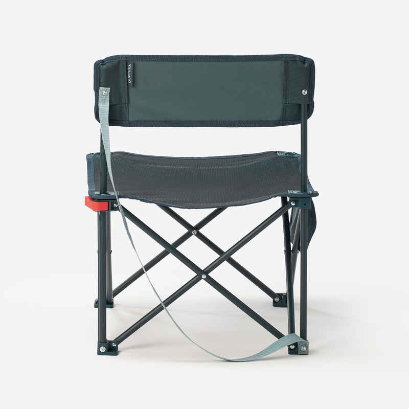 CAMPING FOLDING LOW CHAIR - 100 - BLUE - Decathlon
