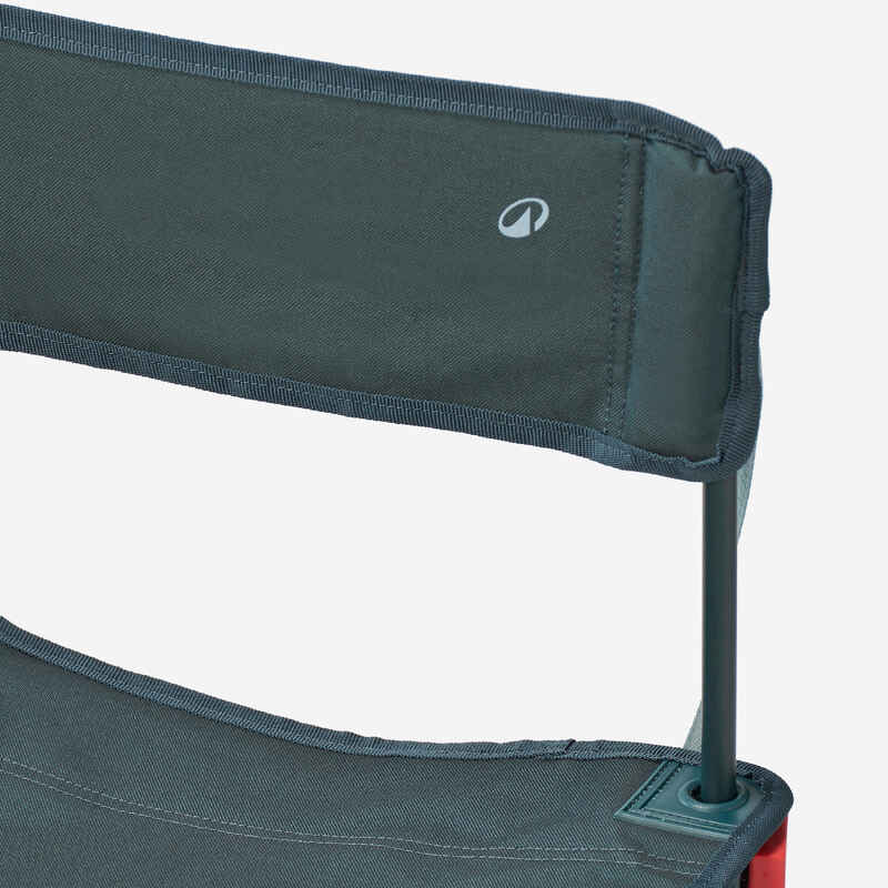 CAMPING FOLDING LOW CHAIR - 100 - BLUE - Decathlon