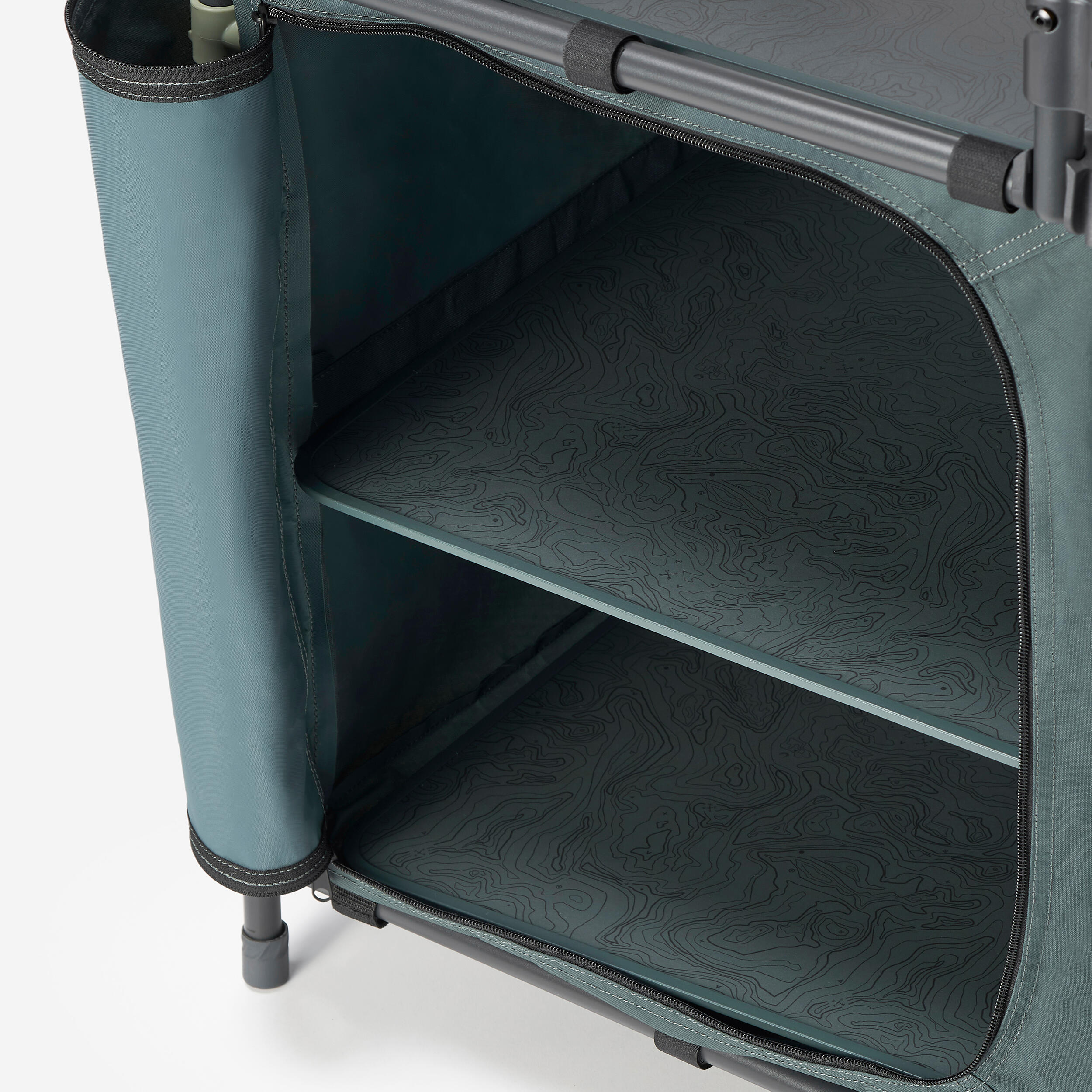 S Camping Kitchen Unit Foldable and Compact - Decathlon