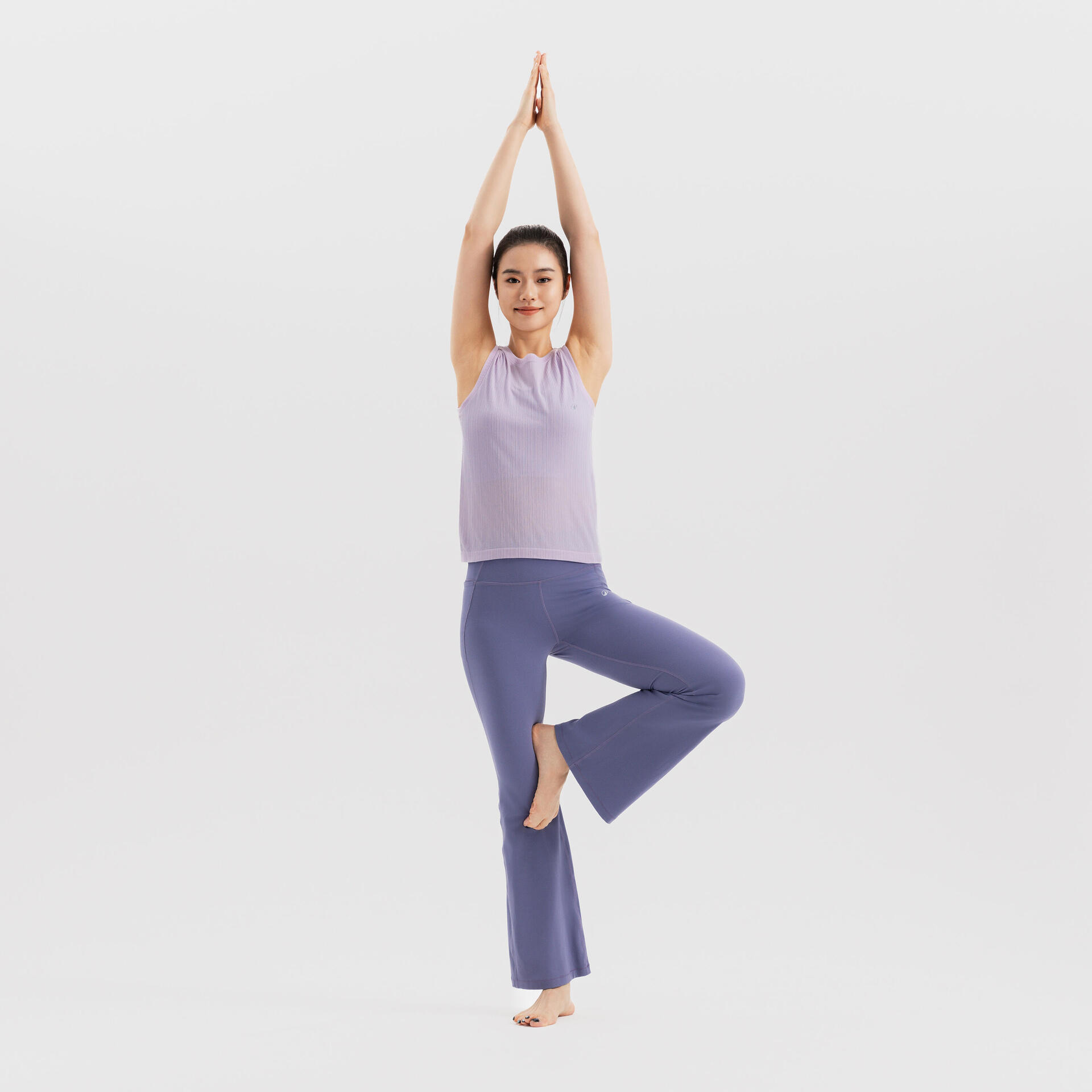 Women's High-Rise Bootcut Pants 520 - Purple