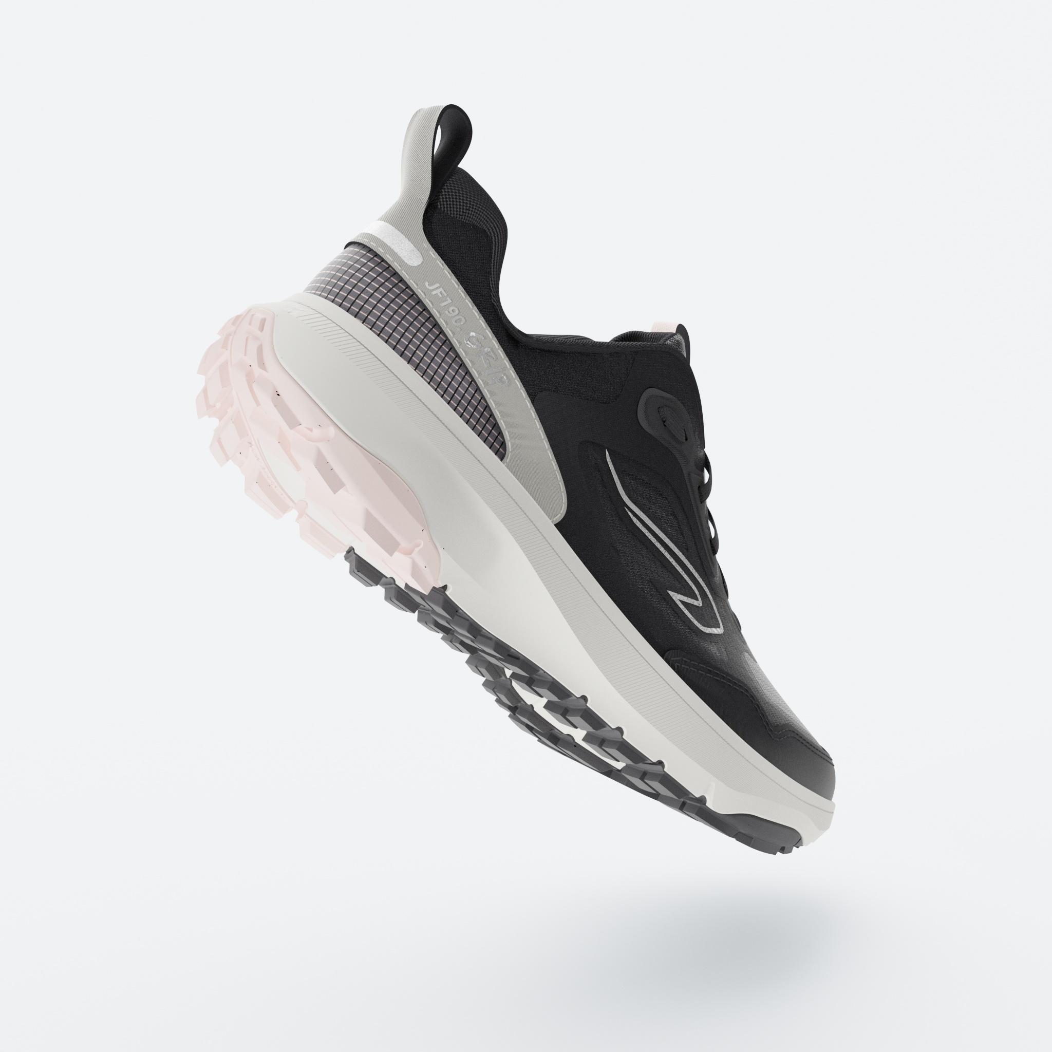 Women's Running and Trail Running Shoes - JF 190 Grip Black/Pink ...