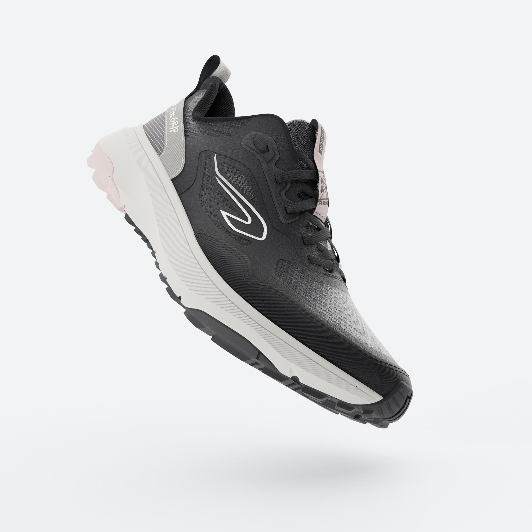 Women's Running and Trail Running Shoes - JF 190 Grip Black/Pink ...