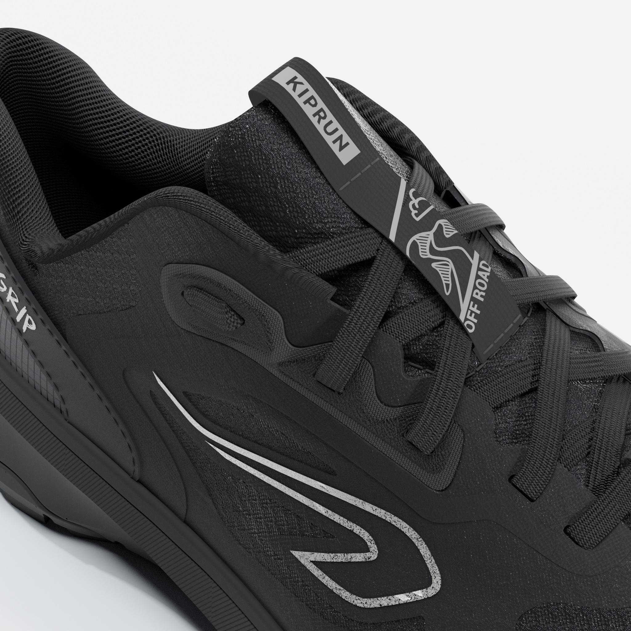 Men's Trail Running Shoes - JF 190 Grip - smoked black, smoked black ...