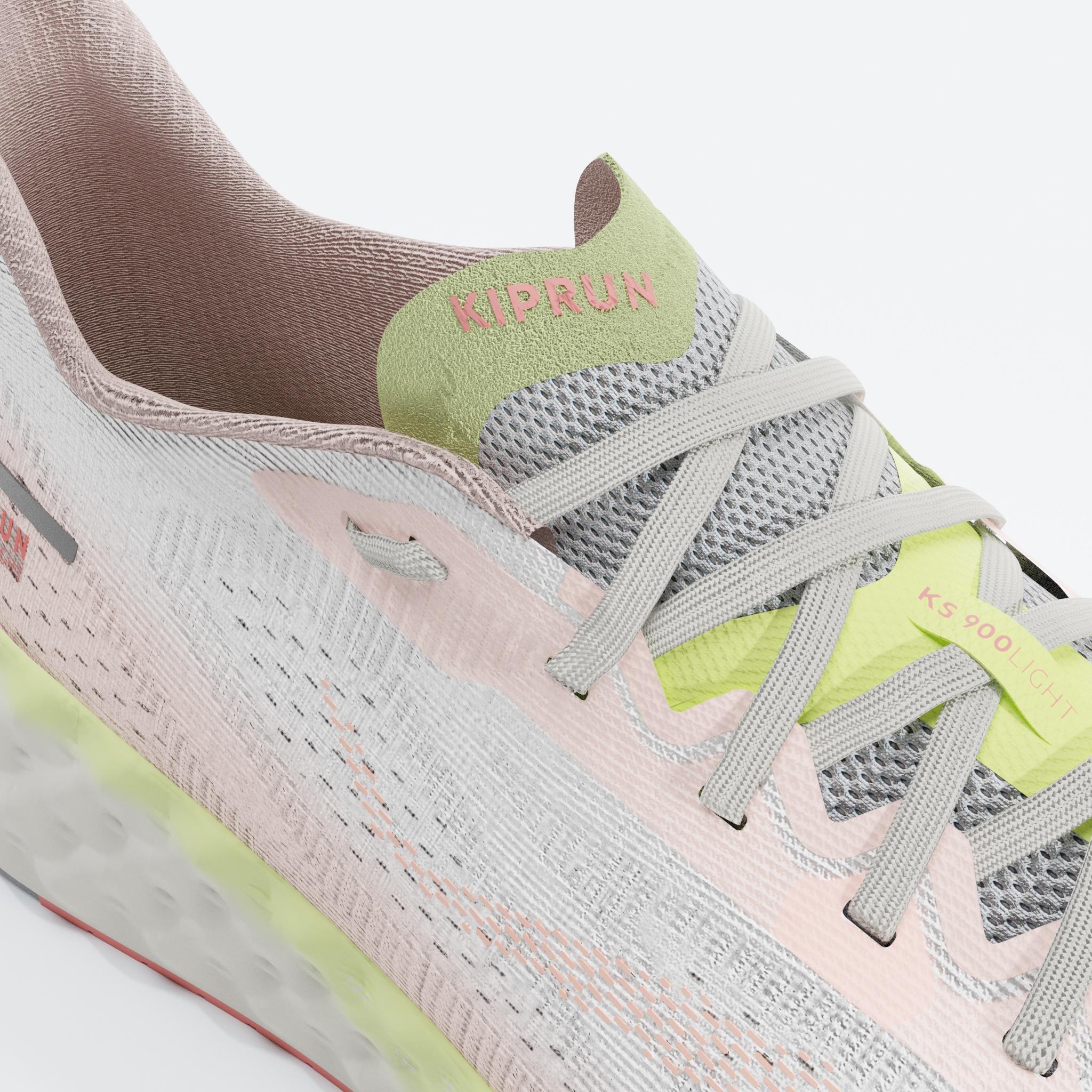 Women's Running Shoes - KS 900 Light Pink/Yellow - Fluo pale pink, fluo ...