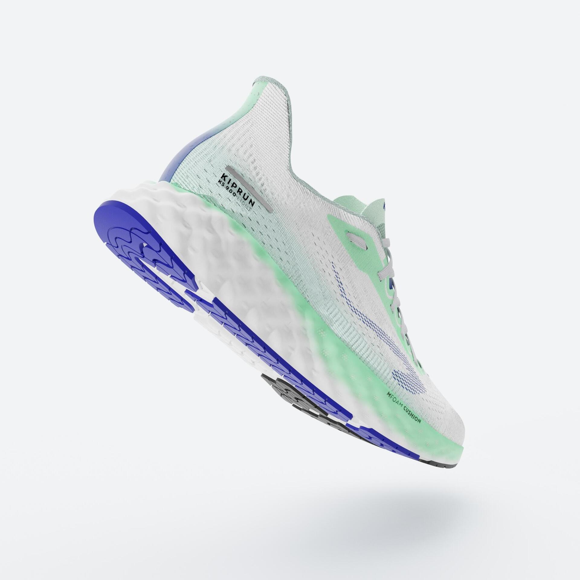 KIPRUN KS900 Light Men's running shoes - White/Green
