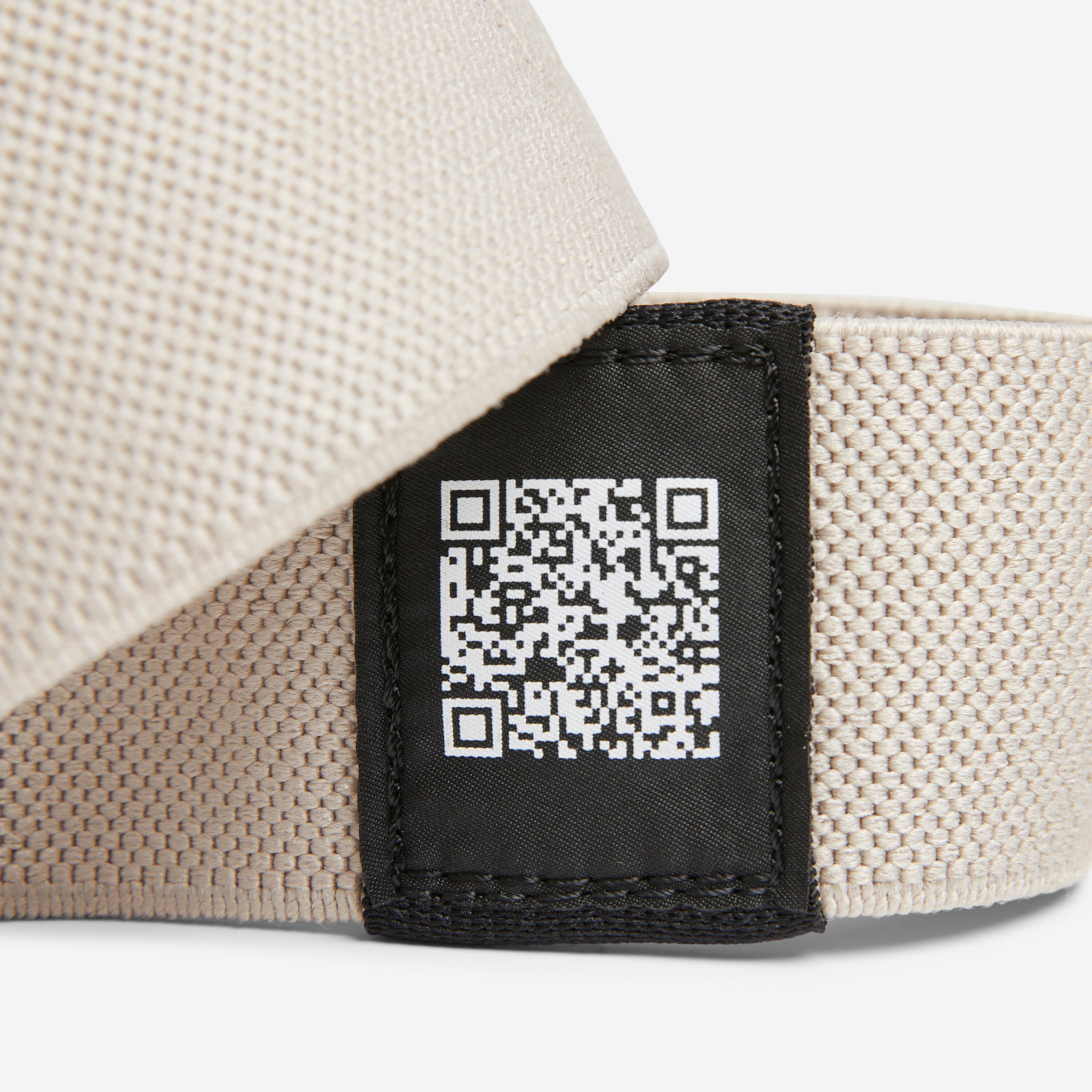 Extra-Low-Resistance Fabric Glute Band - Linen beige - Domyos - Decathlon