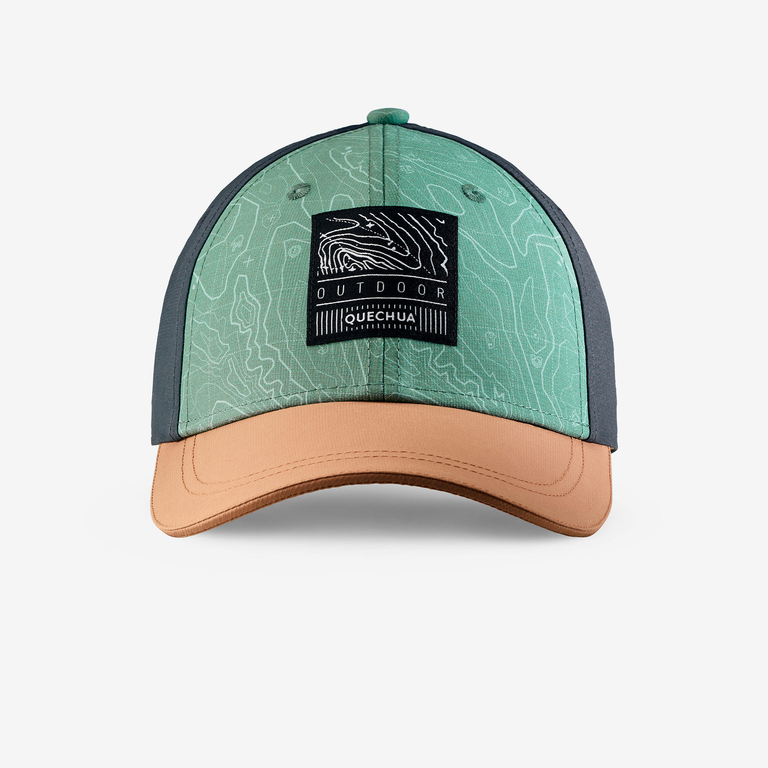 Kids’ cap, 7-15 years, MH100 - Khaki QUECHUA | Decathlon