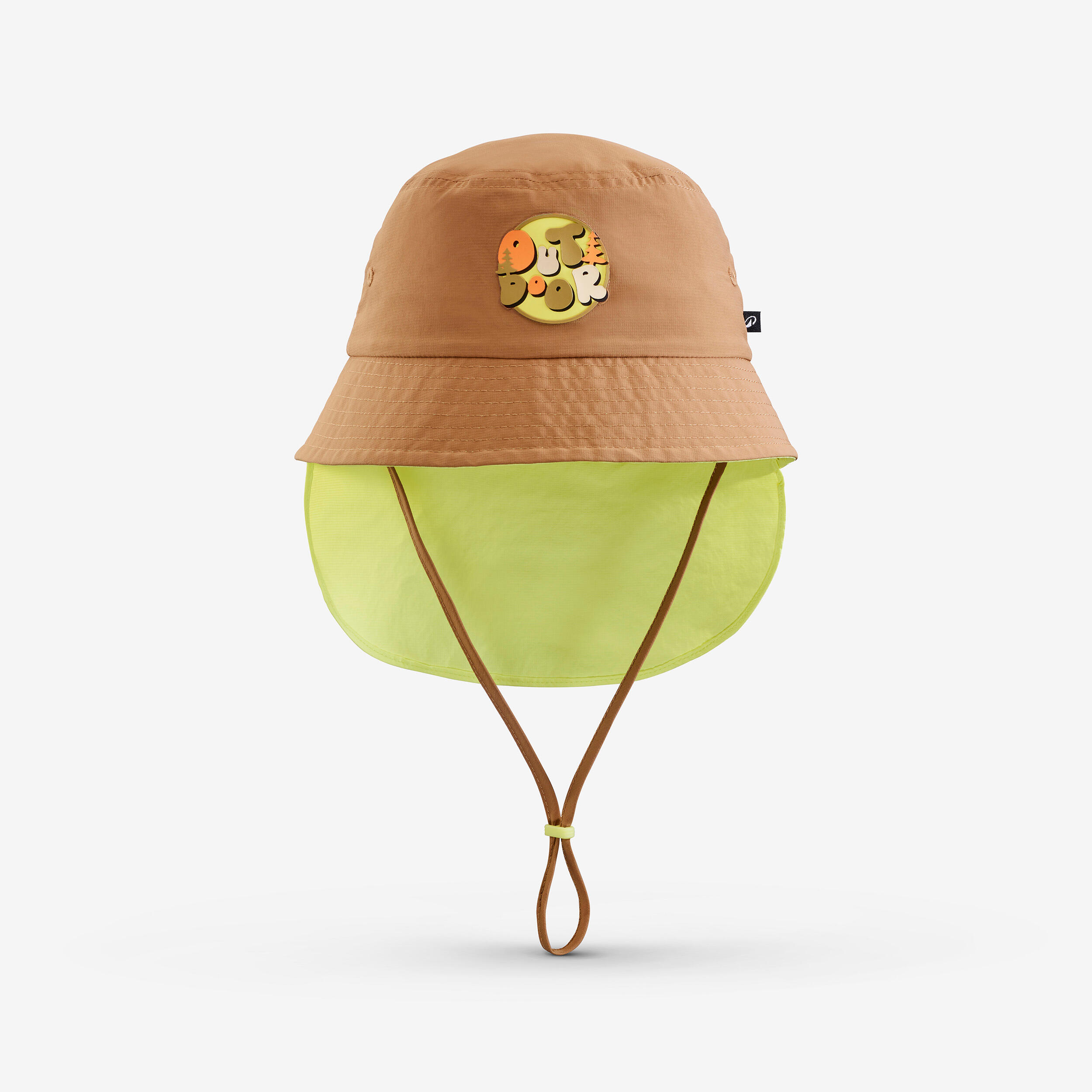 Chapeau de randonnée enfant - MH 500 Jr - Camel marron, Jaune PLe ...