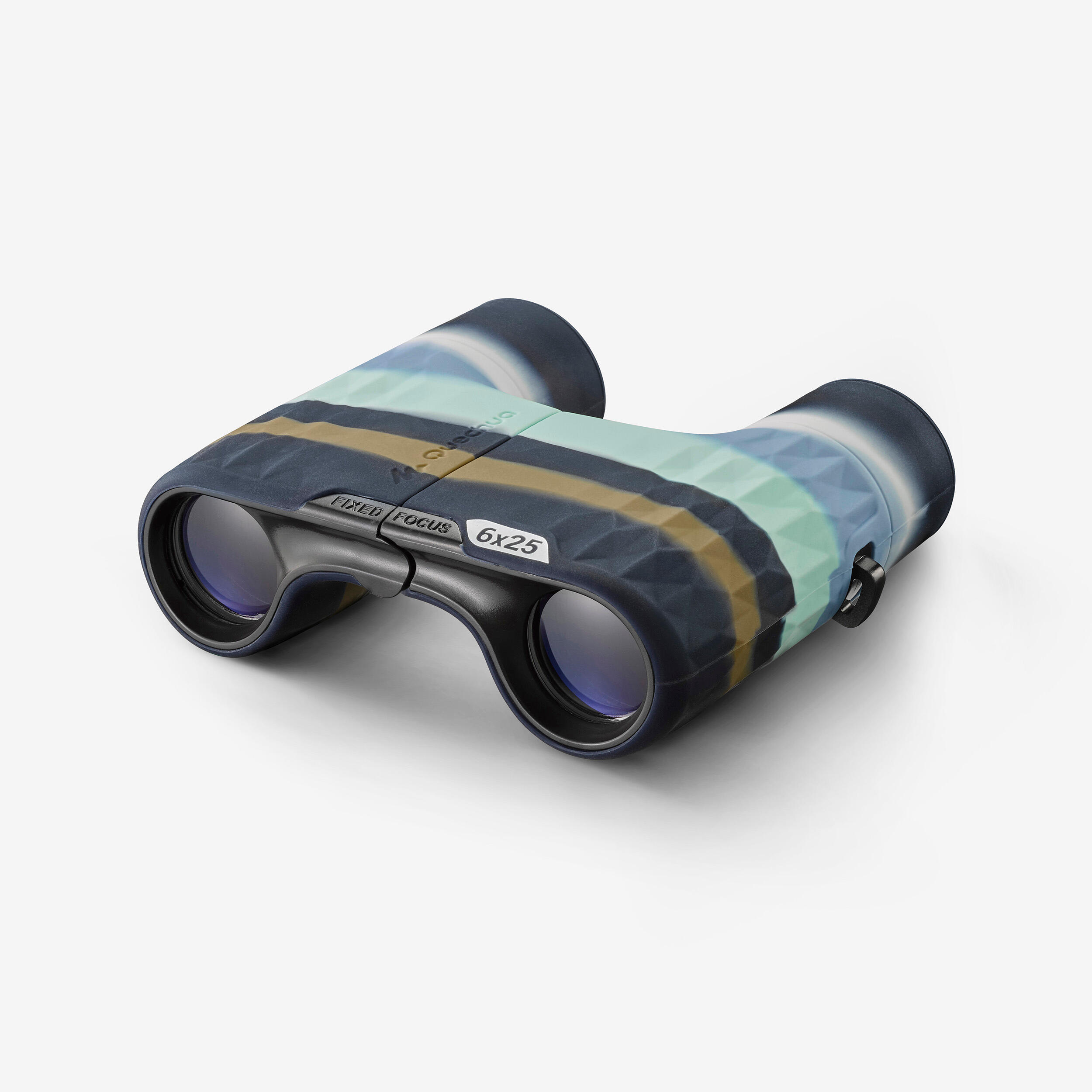 Non-adjustable Hiking Binoculars 6x25 HIKE 100 - Multicoloured - Decathlon