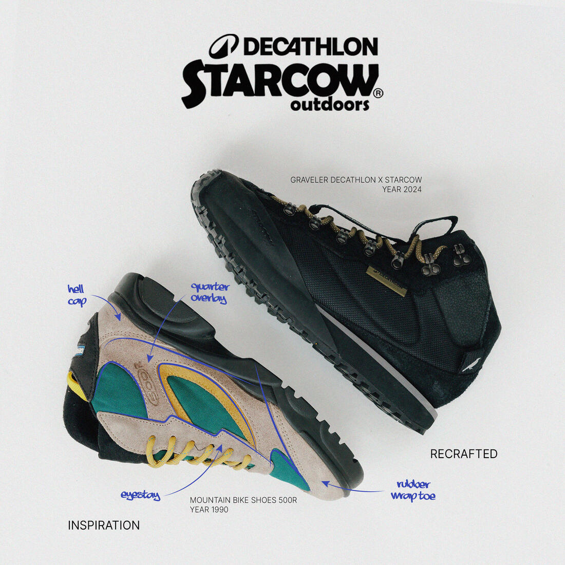Chaussures Decathlon x Starcow, Graveler Vert | Decathlon
