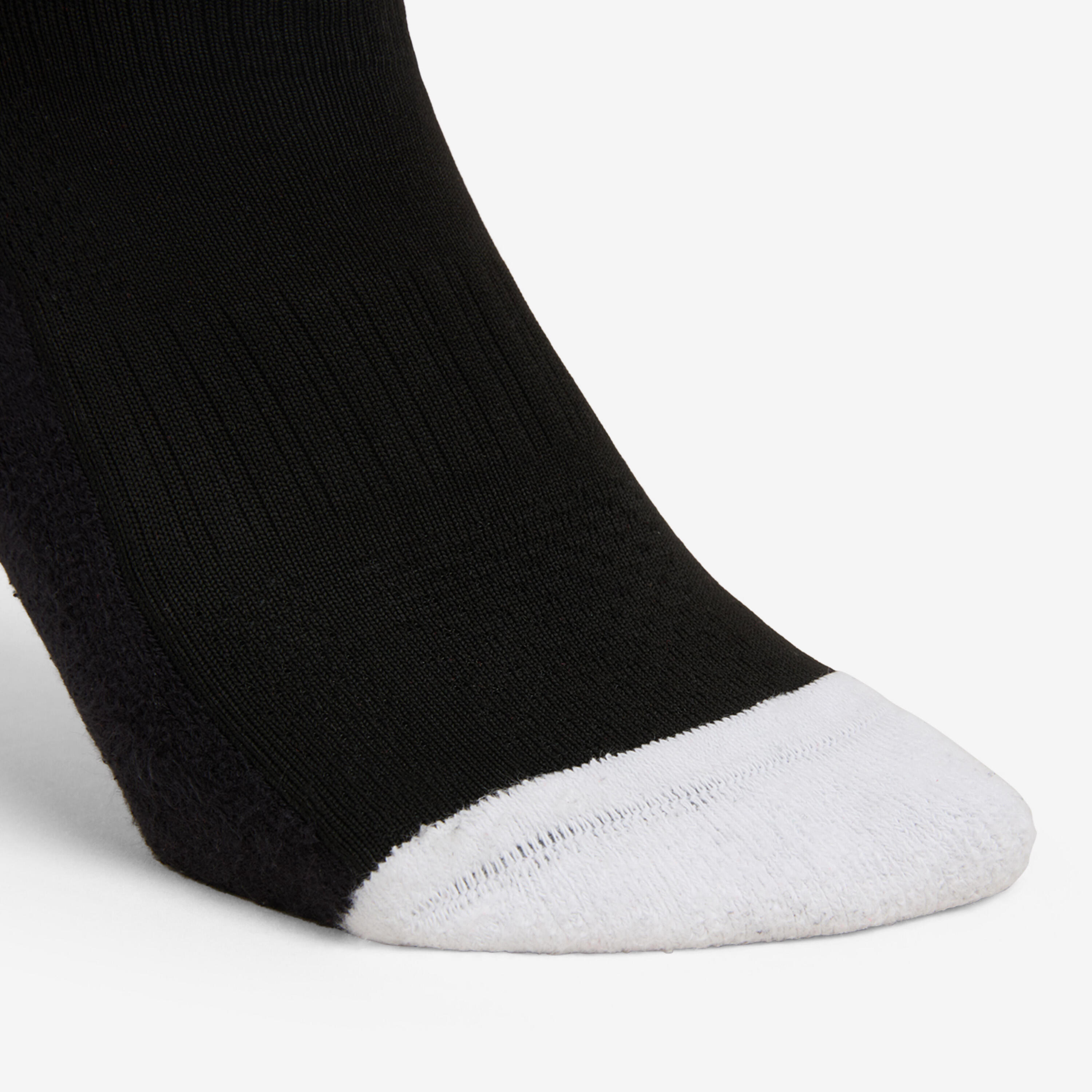 Adult Handball Mid Socks Single-Pack H500 - Black/White KIPSTA | Decathlon