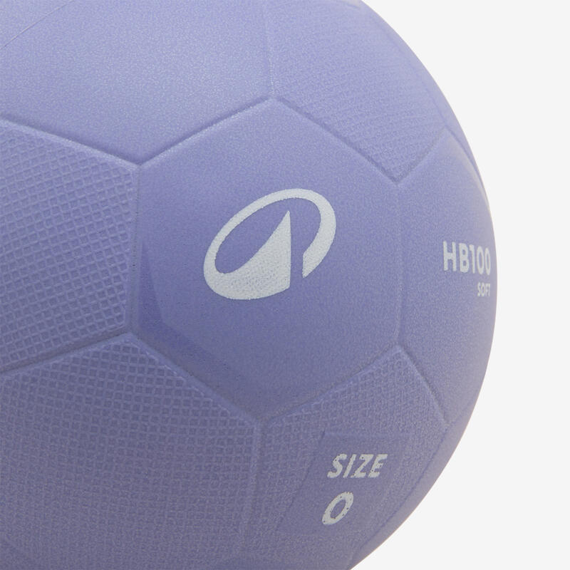 KIPSTA - Minge de handbal mărimea 0 - h100 soft inițiere pvc Mov ...